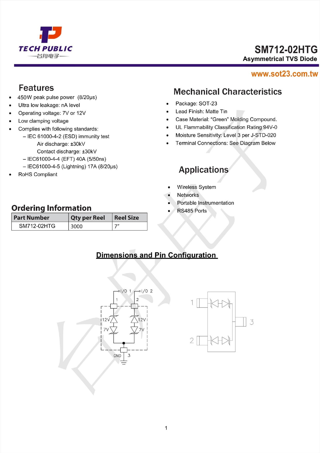 SM712-02HTG_（TECH PUBLIC(台舟)）SM712-02HTG中文资料_价格_PDF手册-立创电子商城