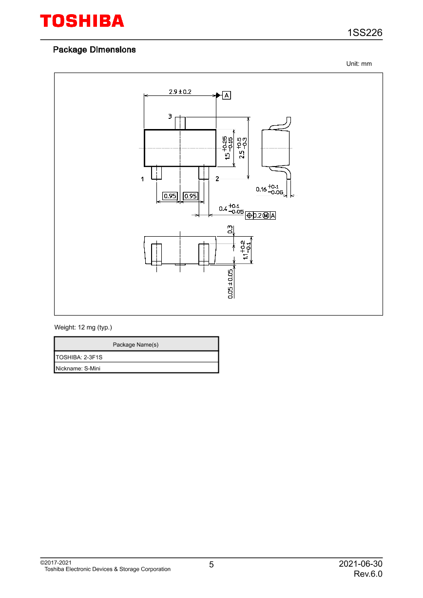 1SS226,LF(T_（TOSHIBA(东芝)）1SS226,LF(T中文资料_价格_PDF手册-立创电子商城