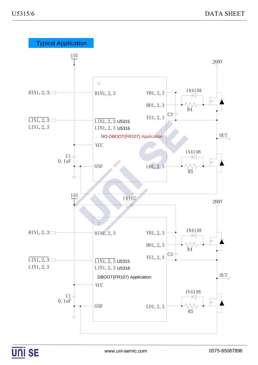 U5316_（UNI-SEMI(宇力半导体)）U5316中文资料_价格_PDF手册-立创电子商城