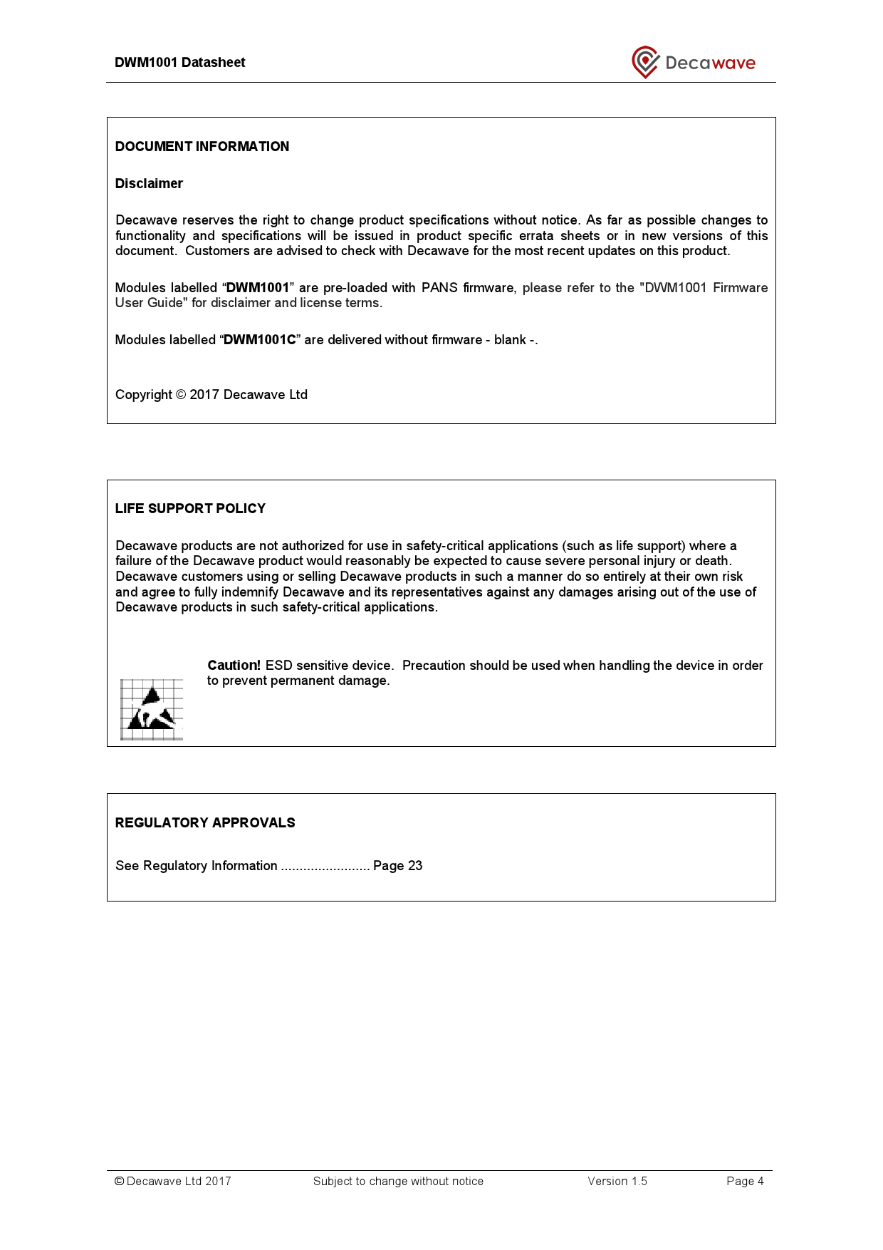 DWM1001C_（decaWave）DWM1001C中文资料_价格_PDF手册-立创电子商城