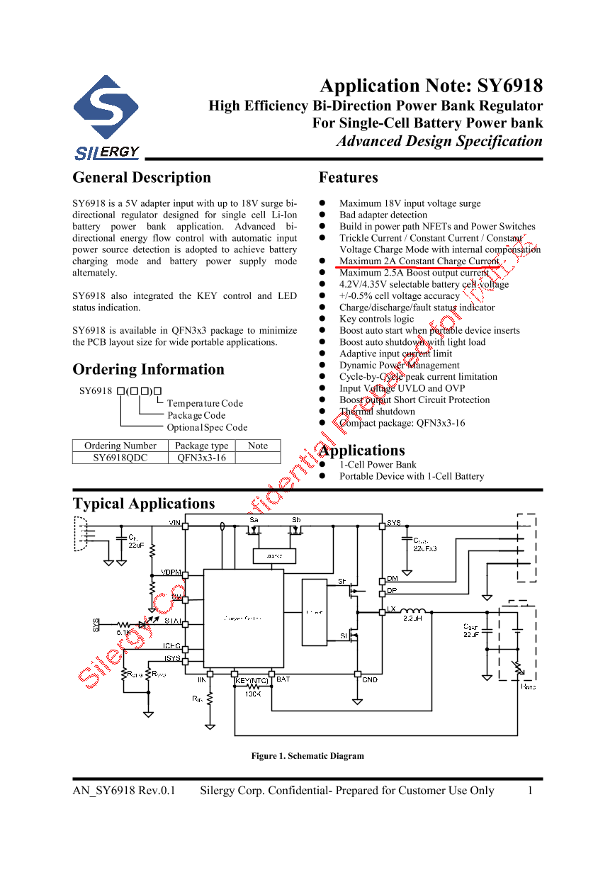 SY6918QDC_（silergy(矽力杰)）SY6918QDC中文资料_价格_PDF手册-立创电子商城