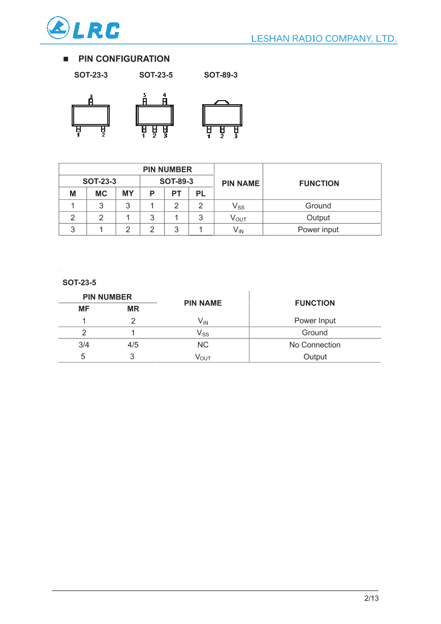 LR6375A33P_（LRC(乐山无线电)）LR6375A33P中文资料_价格_PDF手册-立创电子商城