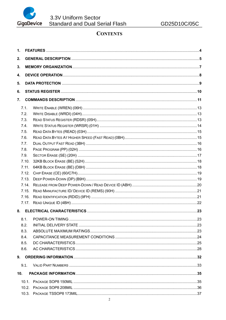 GD25D10CTIGR_（GigaDevice(兆易创新)）GD25D10CTIGR中文资料_价格_PDF手册-立创电子商城