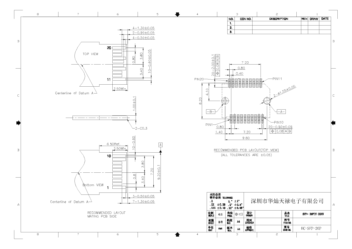 HC-SFP-20P_（HCTL(华灿天禄)）HC-SFP-20P中文资料_价格_PDF手册-立创电子商城