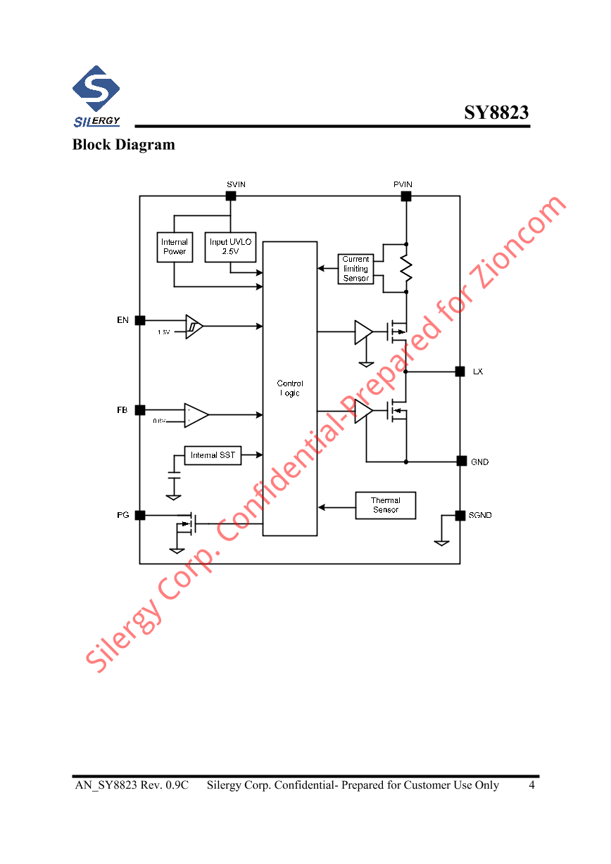 SY8823QUC_（silergy(矽力杰)）SY8823QUC中文资料_价格_PDF手册-立创电子商城
