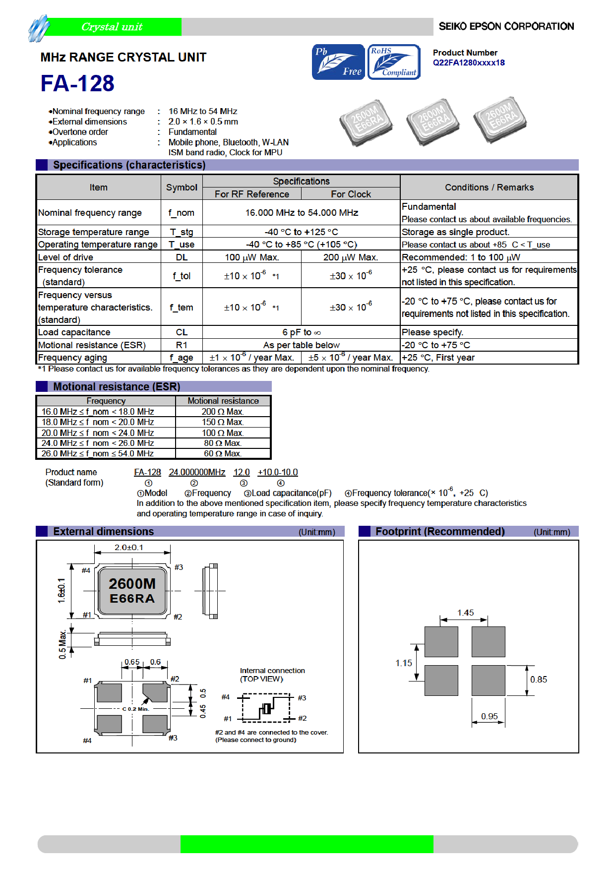 FA-128 32.0000MF20X-K5_（EPSON(爱普生)）FA-128 32.0000MF20X-K5中文资料_价格_PDF手册 ...