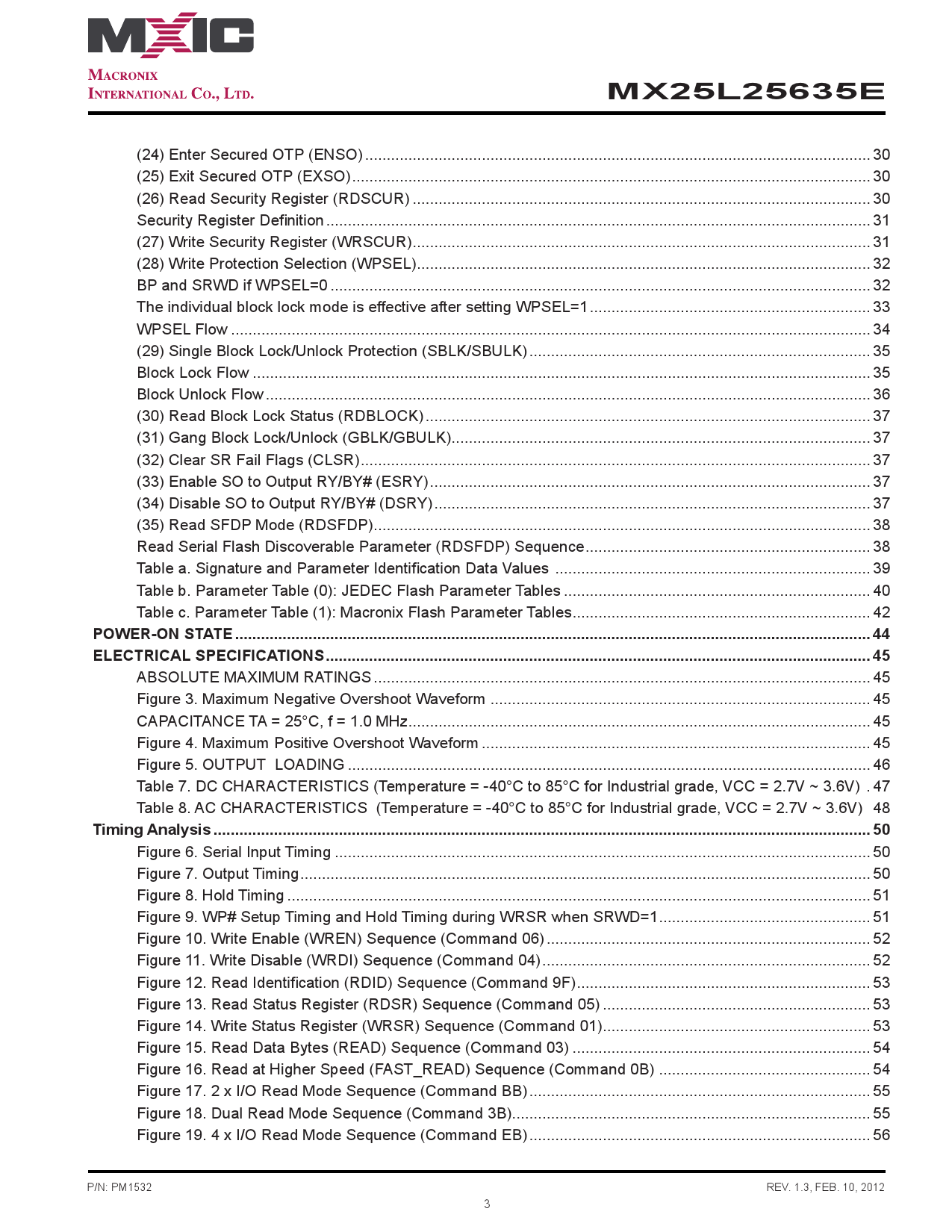 MX25L25635EZNI-12G_（MXIC(旺宏电子)）MX25L25635EZNI-12G中文资料_价格_PDF手册-立创电子商城