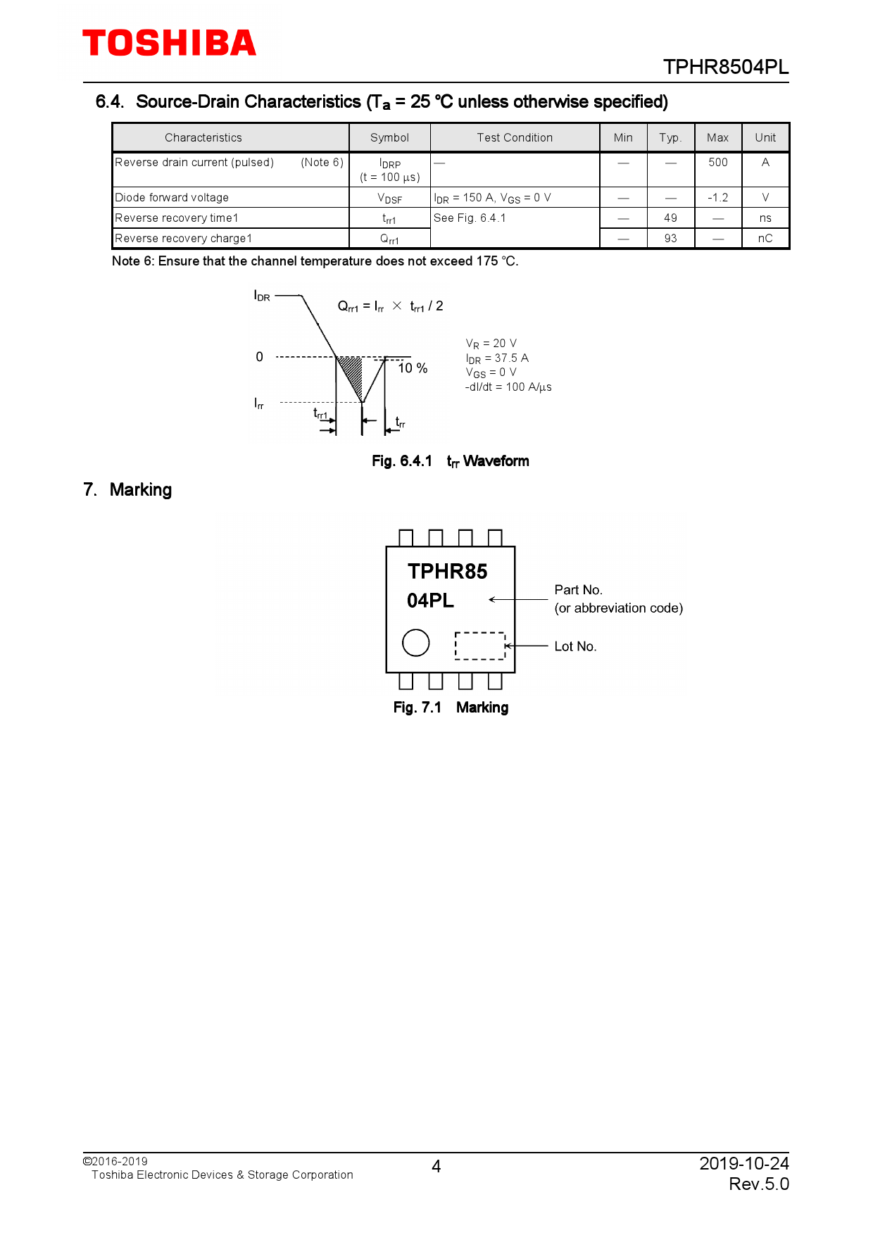 TPHR8504PL,L1Q(M_（TOSHIBA(东芝)）TPHR8504PL,L1Q(M中文资料_价格_PDF手册-立创电子商城