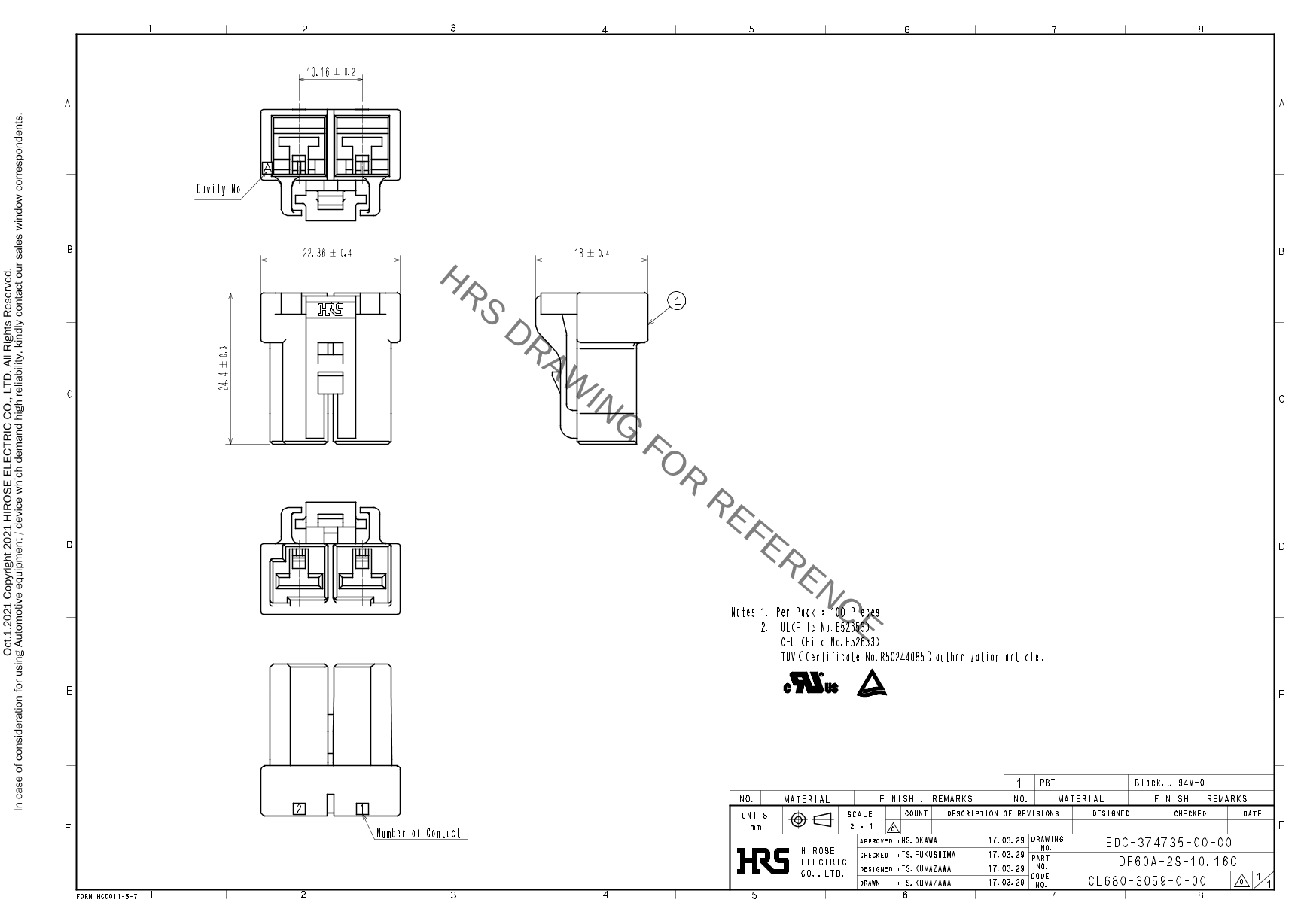 DF60A-2S-10.16C_（HRS(广濑)）DF60A-2S-10.16C中文资料_价格_PDF手册-立创电子商城