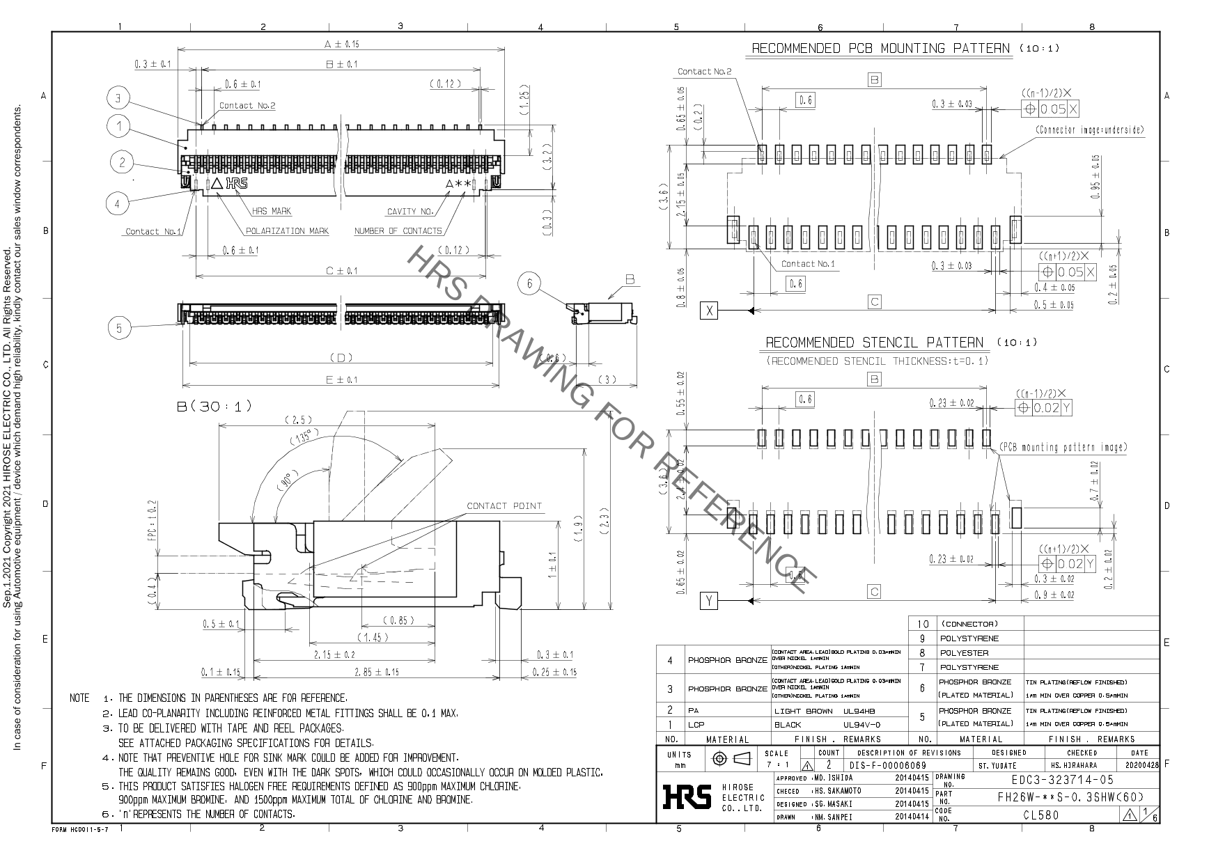 FH26W-25S-0.3SHW(60)_（HRS(广濑)）FH26W-25S-0.3SHW(60)中文资料_价格_PDF手册-立创电子商城