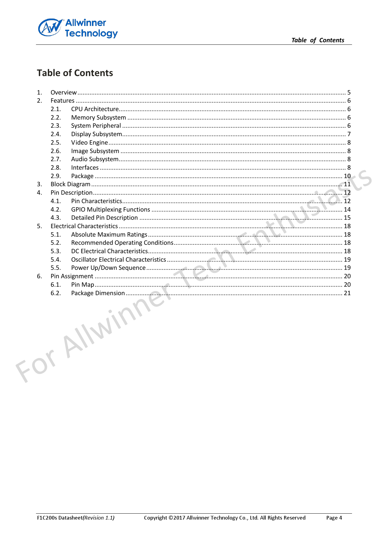 F1C200S_（Allwinner(全志)）F1C200S中文资料_价格_PDF手册-立创电子商城