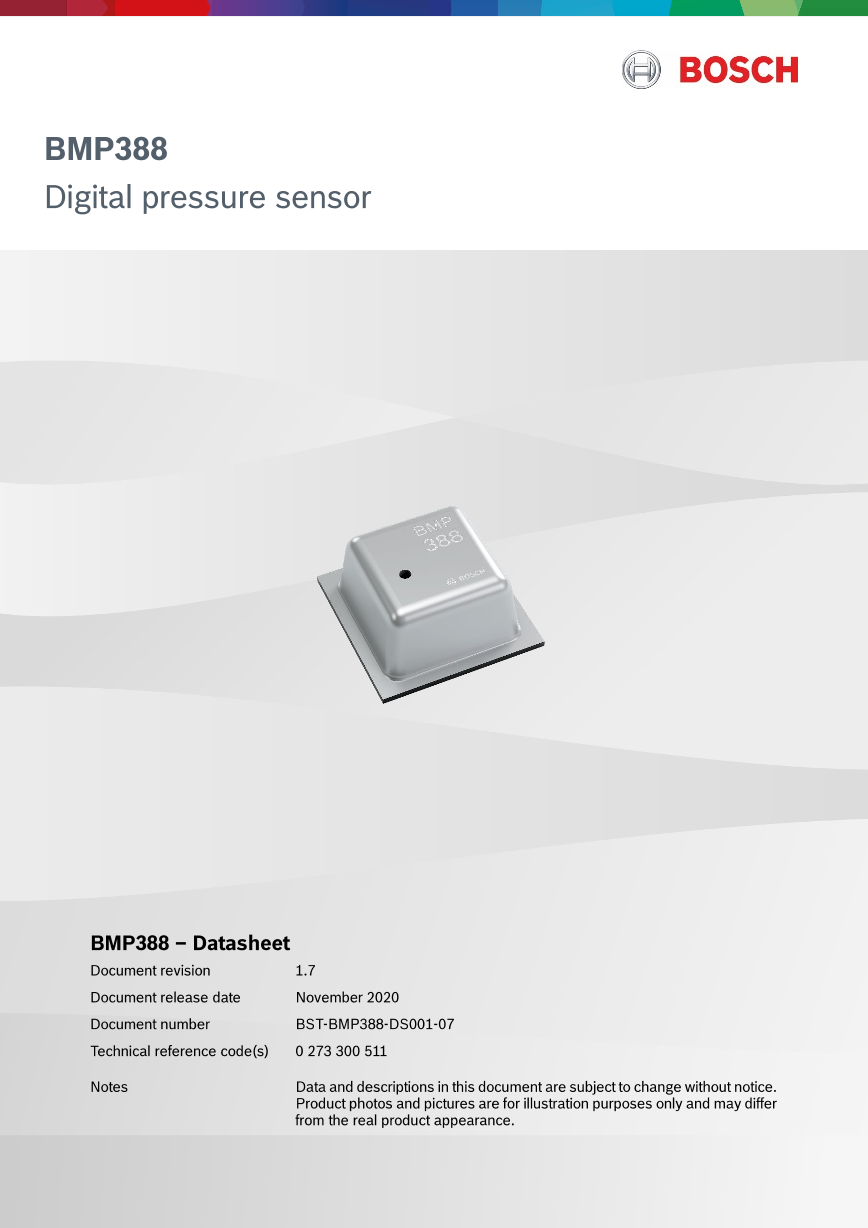 BMP388_（Bosch(博世)）BMP388中文资料_价格_PDF手册-立创电子商城