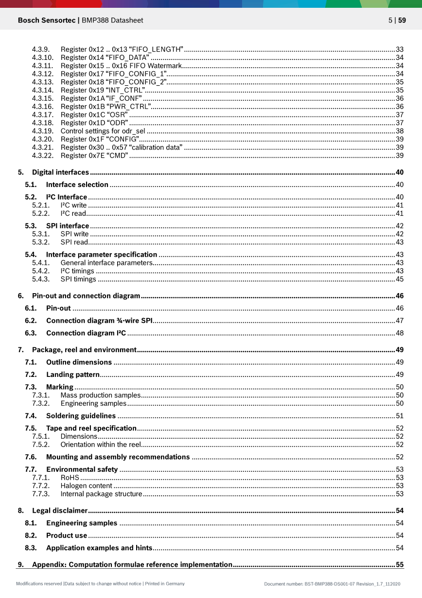 BMP388_（Bosch(博世)）BMP388中文资料_价格_PDF手册-立创电子商城
