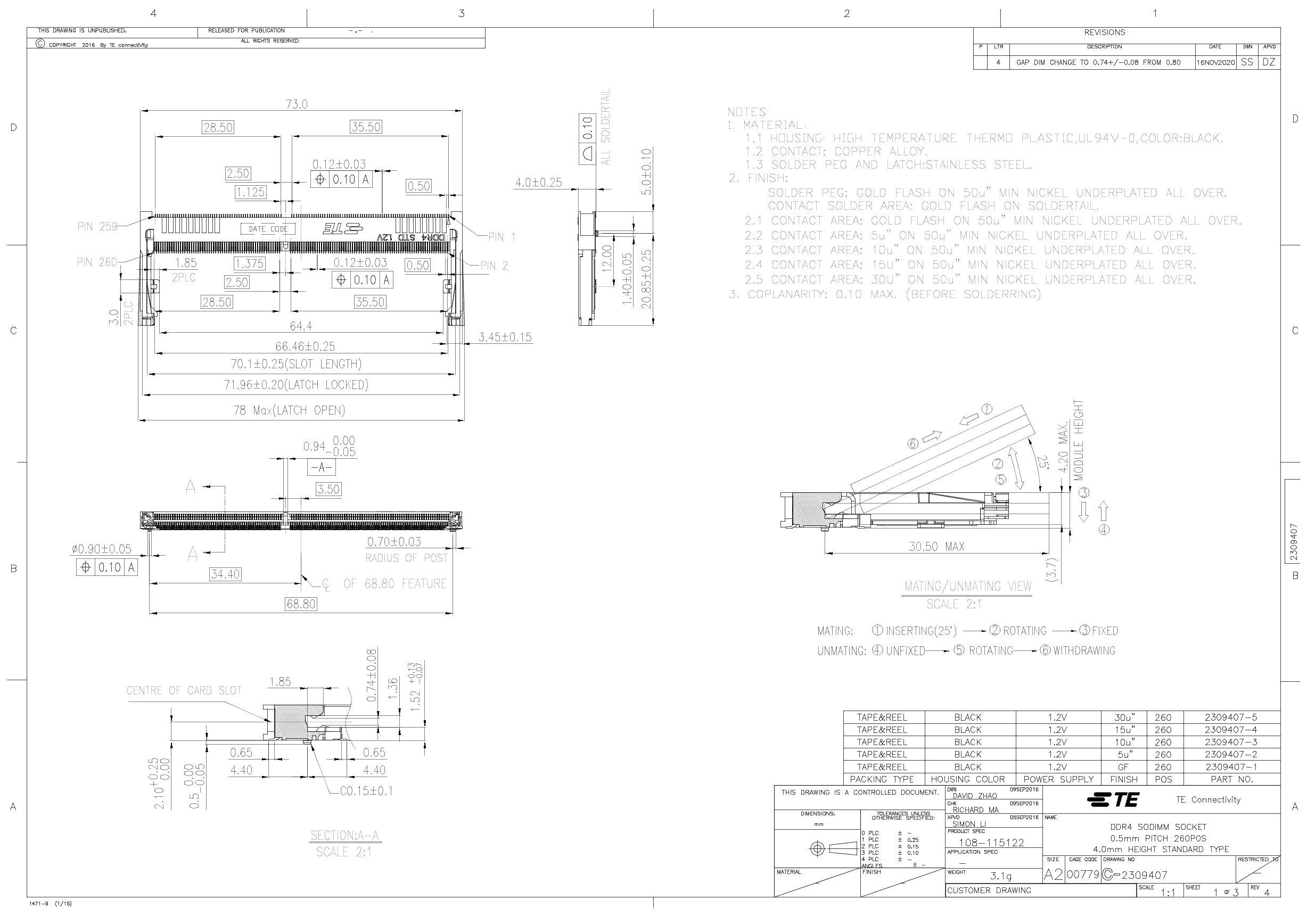 2309407-1_（TE Connectivity(美国泰科)）2309407-1中文资料_价格_PDF手册-立创电子商城