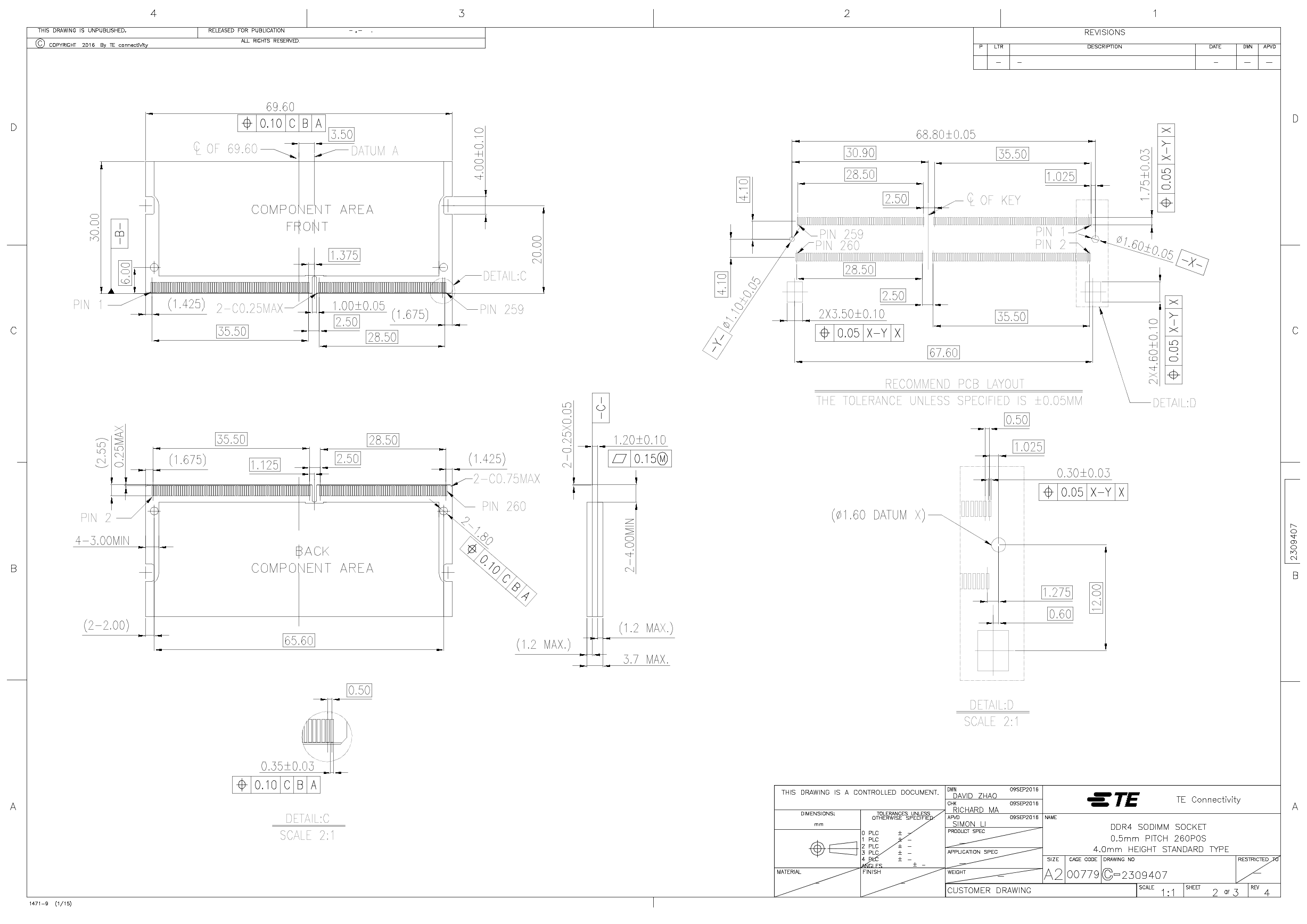 2309407-1_（TE Connectivity(美国泰科)）2309407-1中文资料_价格_PDF手册-立创电子商城