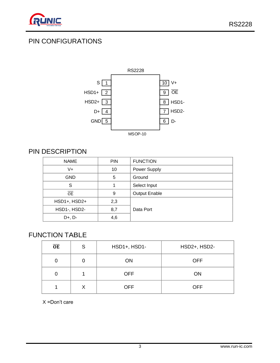 RS2228XUTQK10_（RUNIC(润石)）RS2228XUTQK10中文资料_价格_PDF手册-立创电子商城