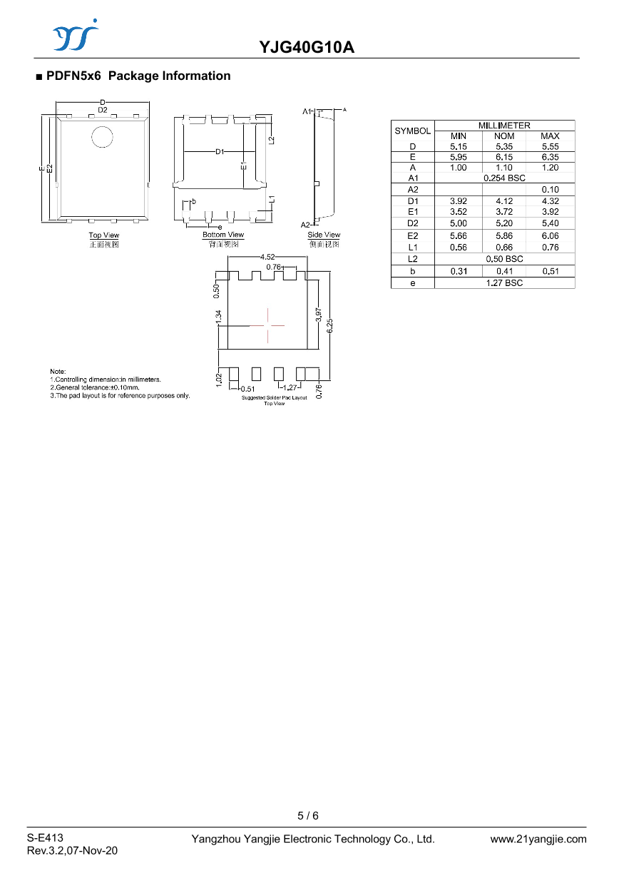 YJG40G10A_（YANGJIE(扬杰)）YJG40G10A中文资料_价格_PDF手册-立创电子商城