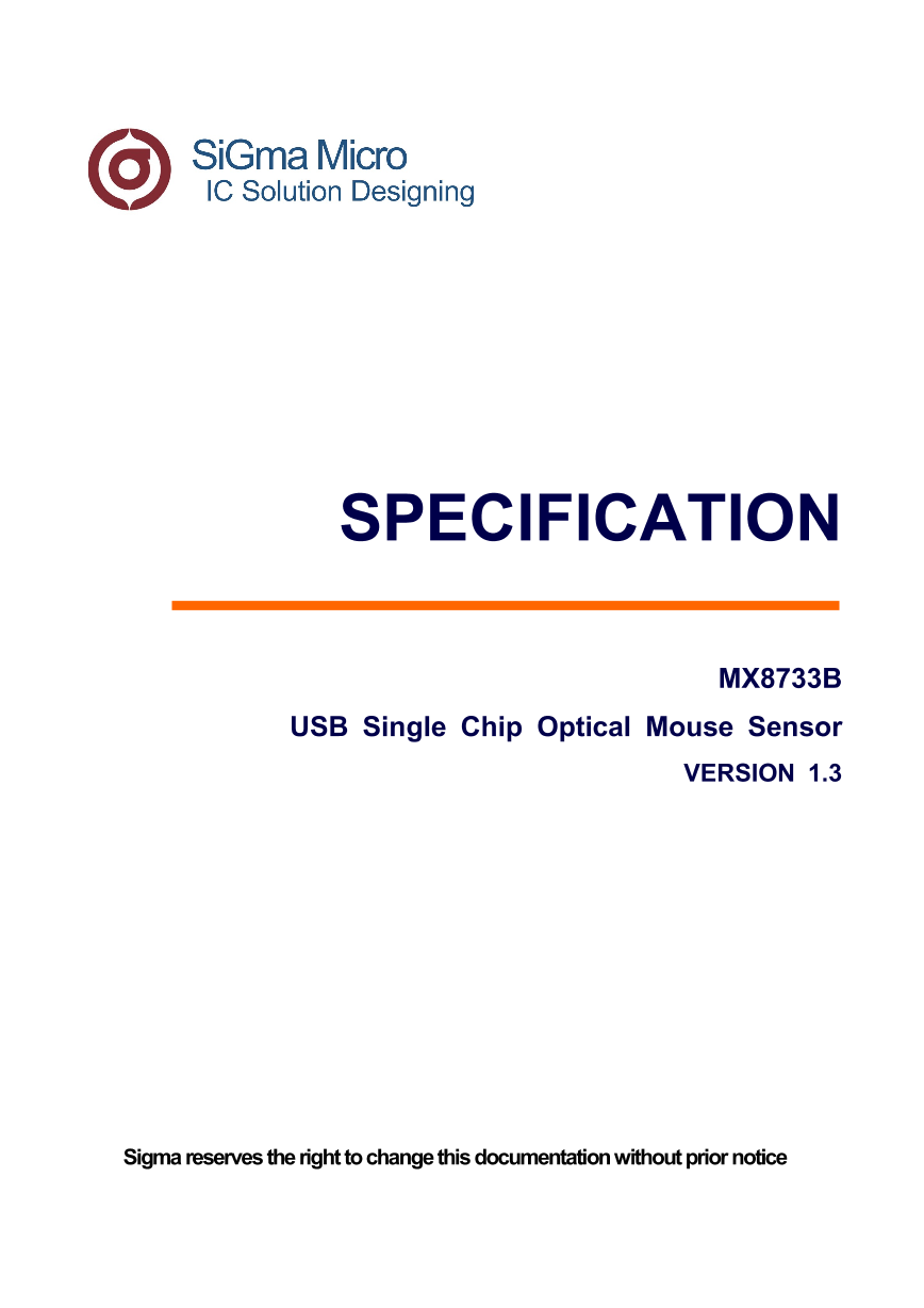 MX8733B_（SIGMA(希格玛)）MX8733B中文资料_价格_PDF手册-立创电子商城
