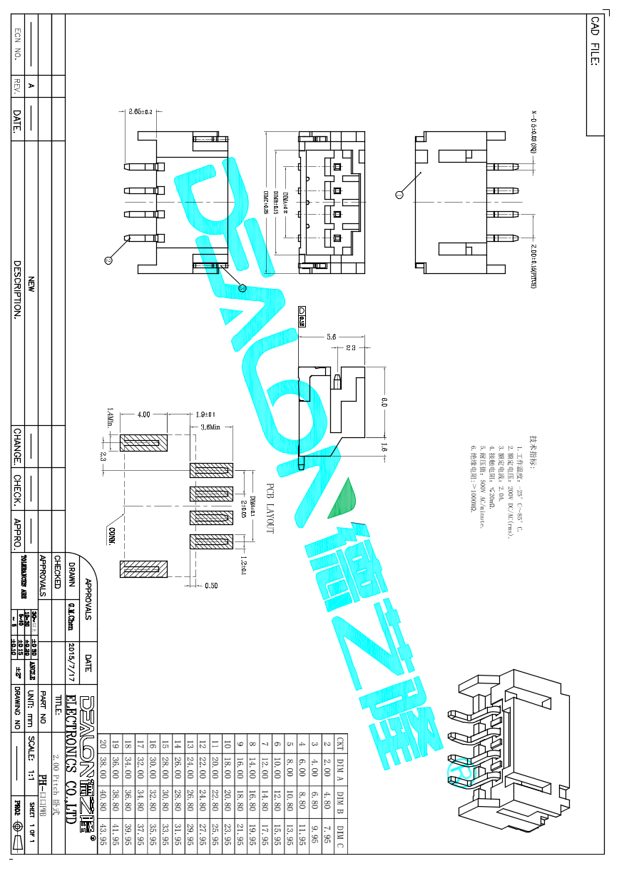 PH-2PWB_（DEALON(德艺隆)）PH-2PWB中文资料_价格_PDF手册-立创电子商城