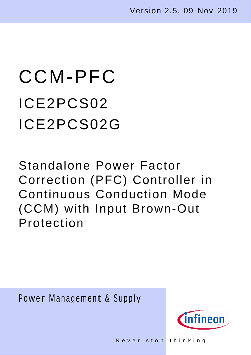 ICE2PCS02G_（Infineon(英飞凌)）ICE2PCS02G中文资料_价格_PDF手册-立创电子商城