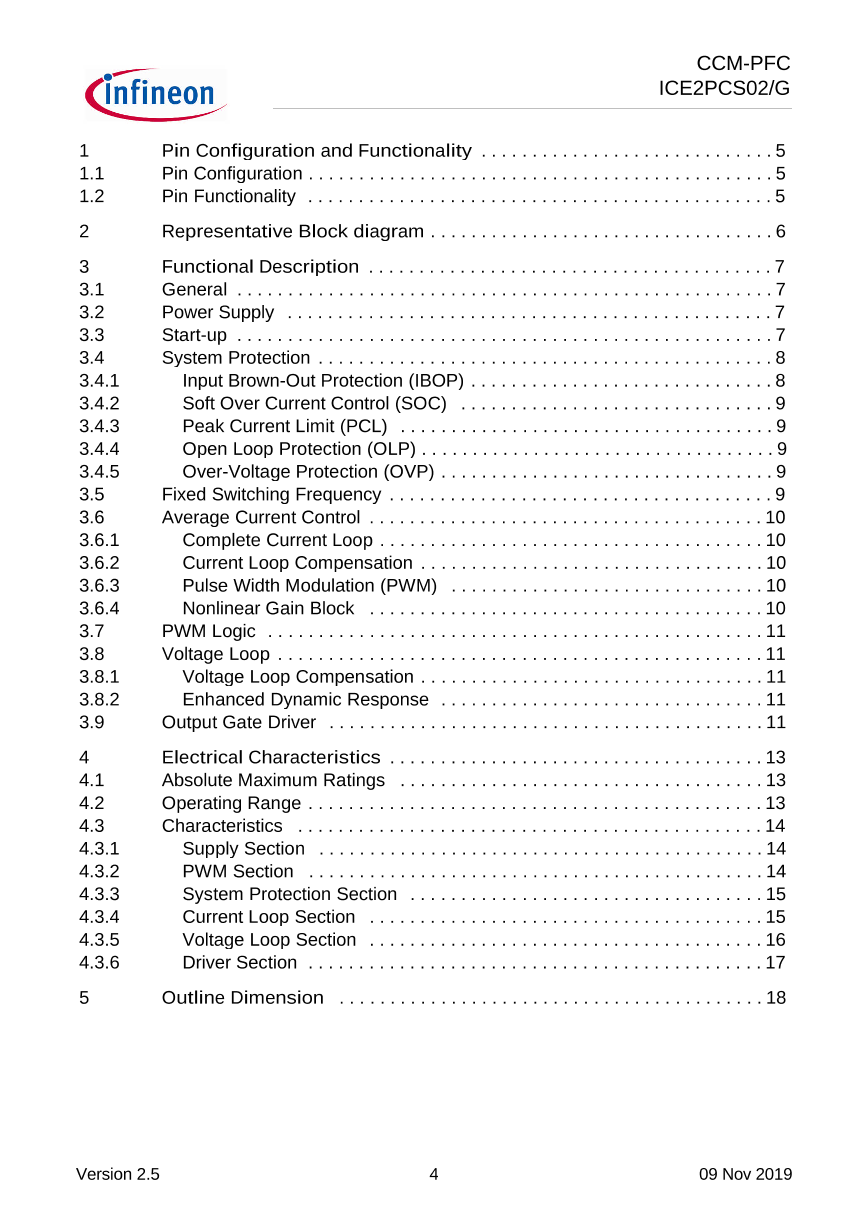 ICE2PCS02G_（Infineon(英飞凌)）ICE2PCS02G中文资料_价格_PDF手册-立创电子商城