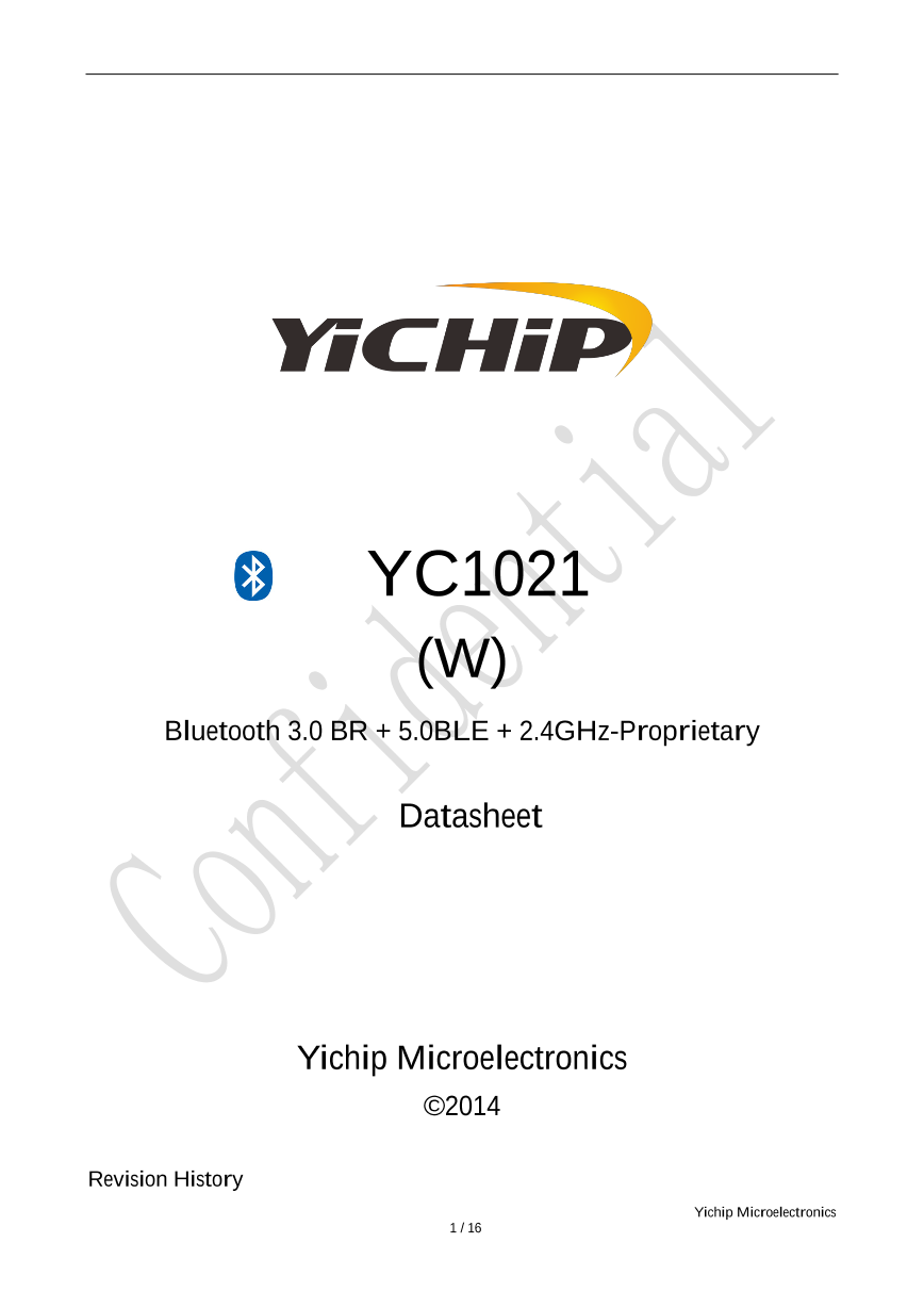 YC1021(W)_（YICHIP(易兆微)）YC1021(W)中文资料_价格_PDF手册-立创电子商城