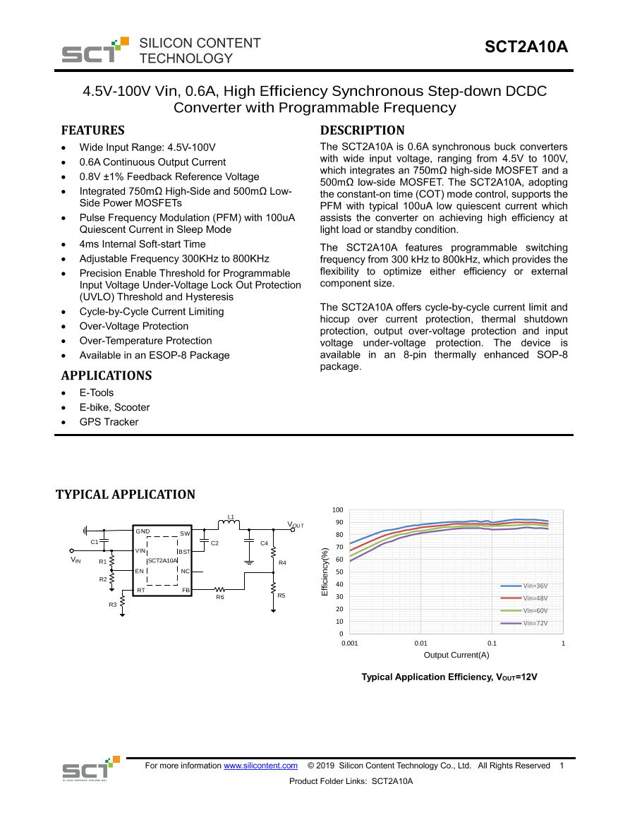 SCT2A10ASTER_（SCT(芯洲科技)）SCT2A10ASTER中文资料_价格_PDF手册-立创电子商城