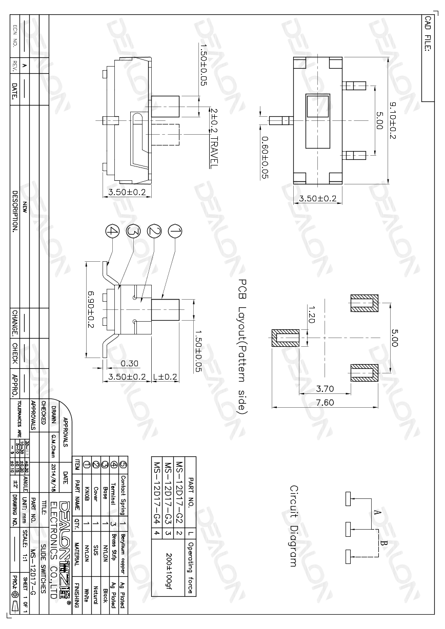 MS-12D17-G2_（DEALON(德艺隆)）MS-12D17-G2中文资料_价格_PDF手册-立创电子商城