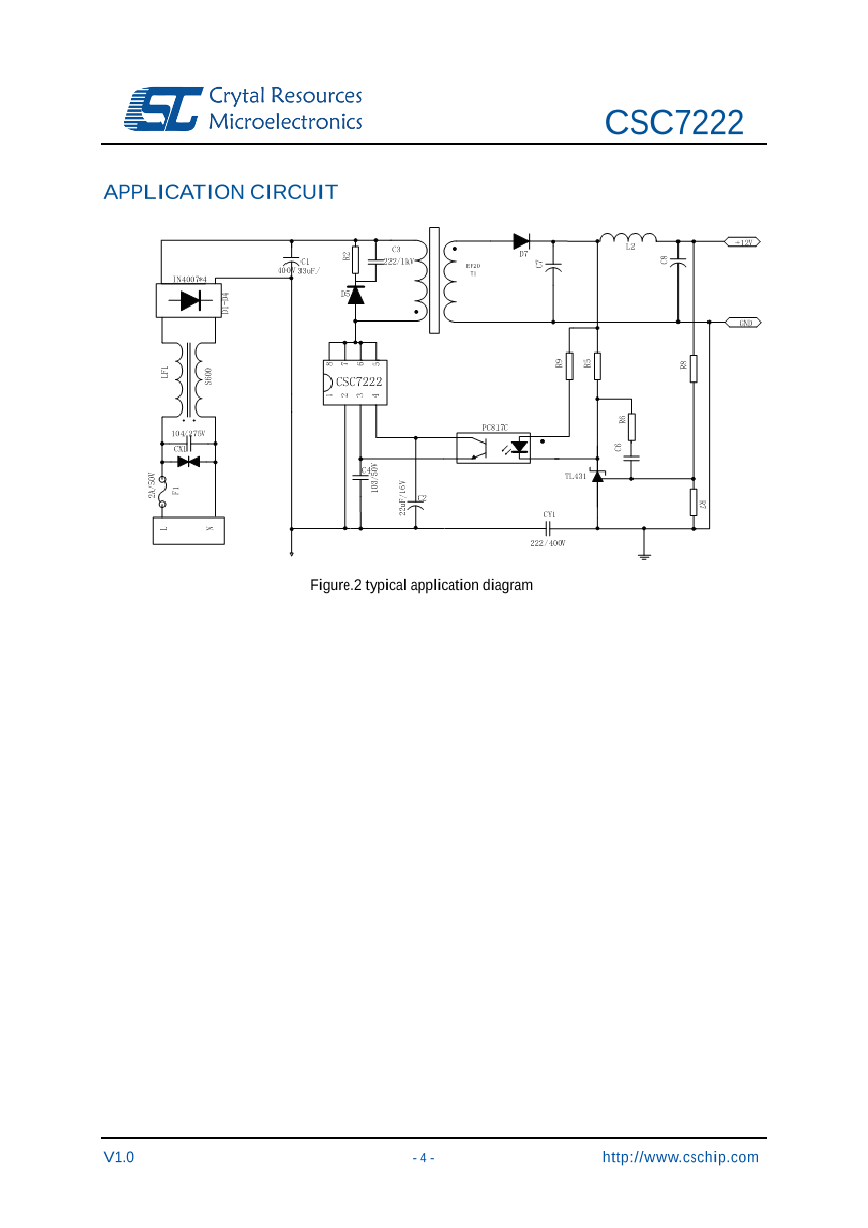 CSC7222_（cschip(晶源微)）CSC7222中文资料_价格_PDF手册-立创电子商城