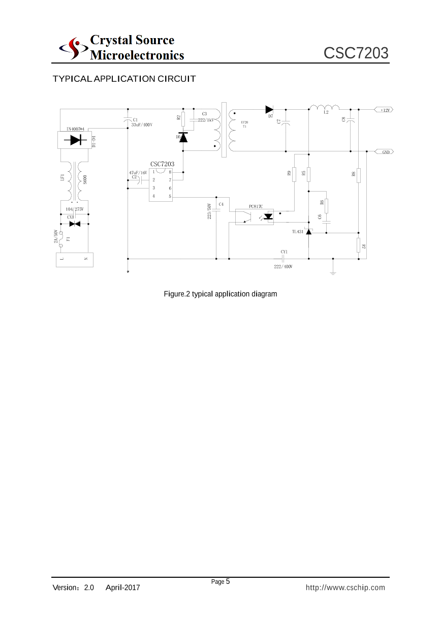 CSC7203_（cschip(晶源微)）CSC7203中文资料_价格_PDF手册-立创电子商城
