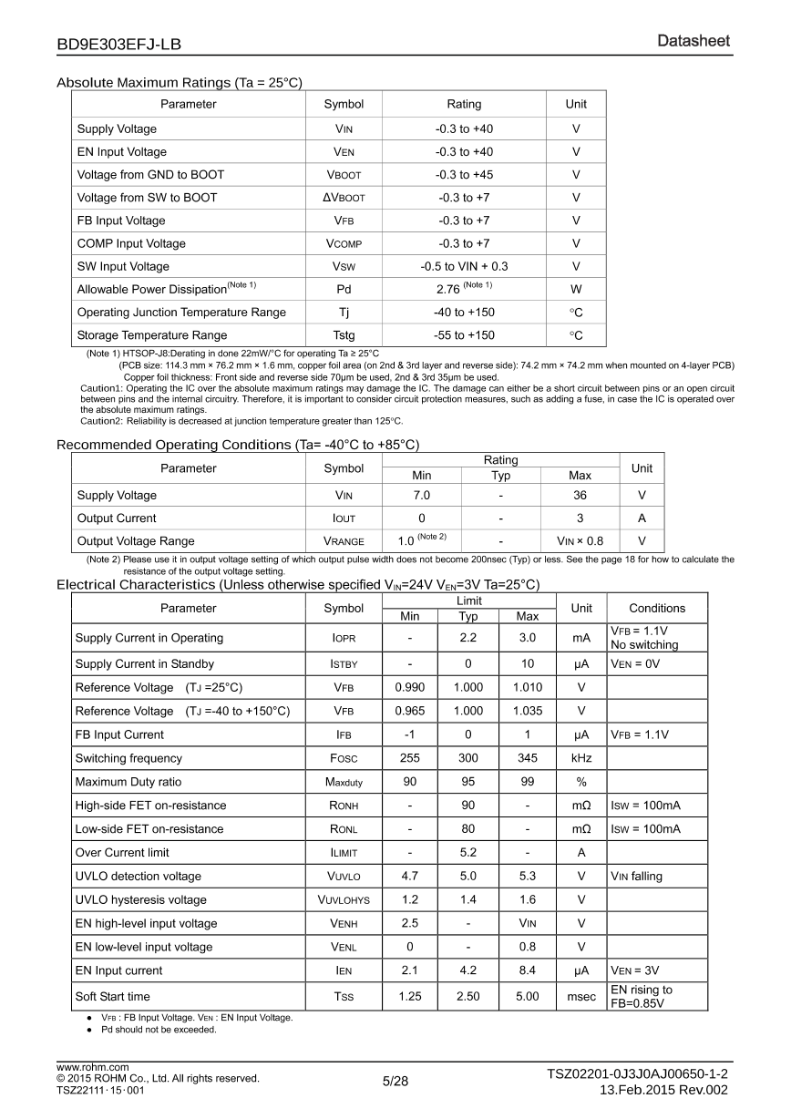 BD9E303EFJ-LBE2_（ROHM(罗姆)）BD9E303EFJ-LBE2中文资料_价格_PDF手册-立创电子商城