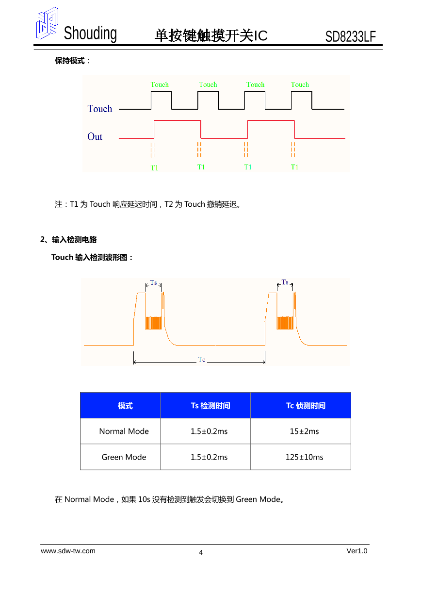 SD8233LF_（SHOUDING(首鼎半导体)）SD8233LF中文资料_价格_PDF手册-立创电子商城