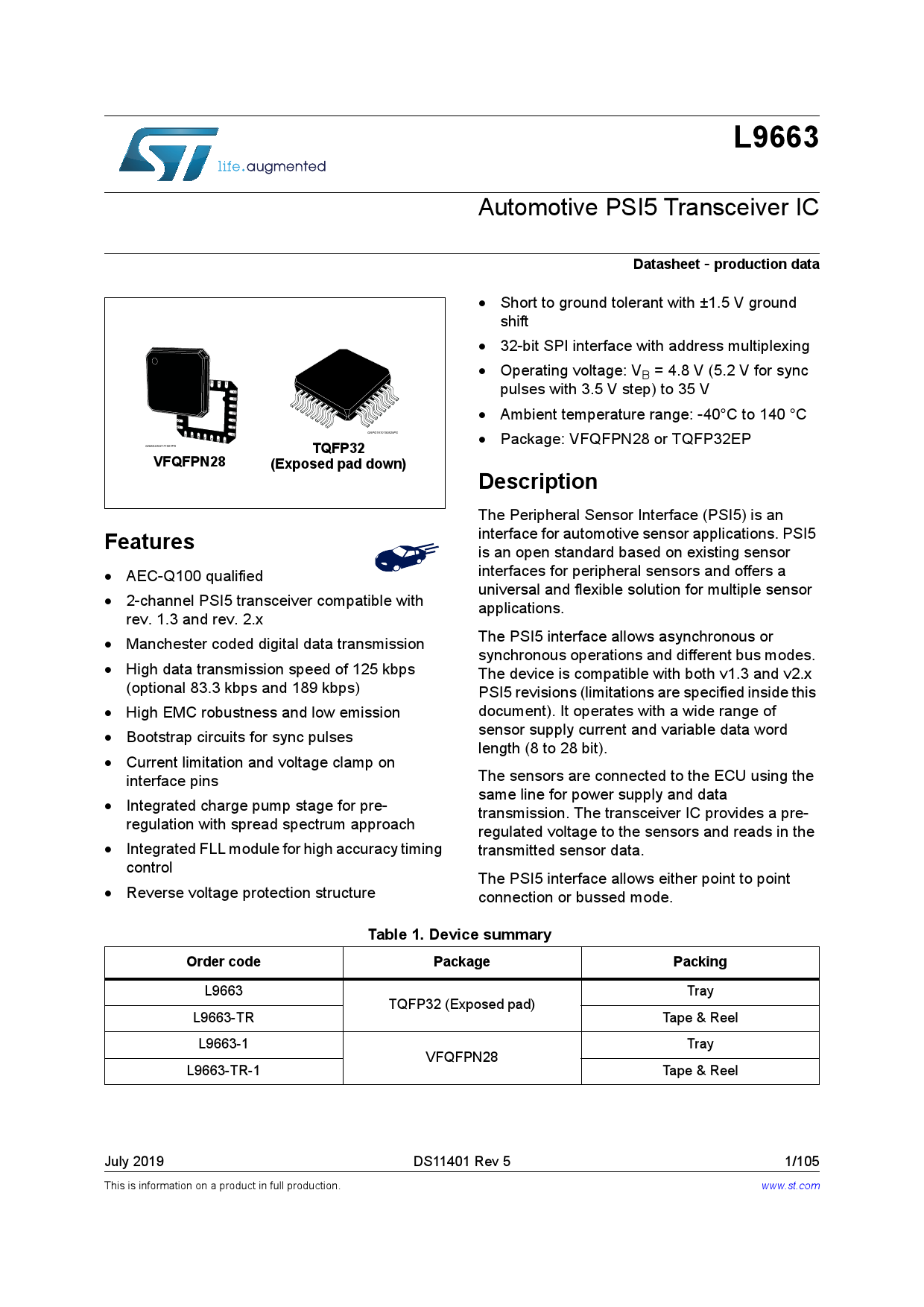 L9663_（ST(意法半导体)）L9663中文资料_价格_PDF手册-立创电子商城