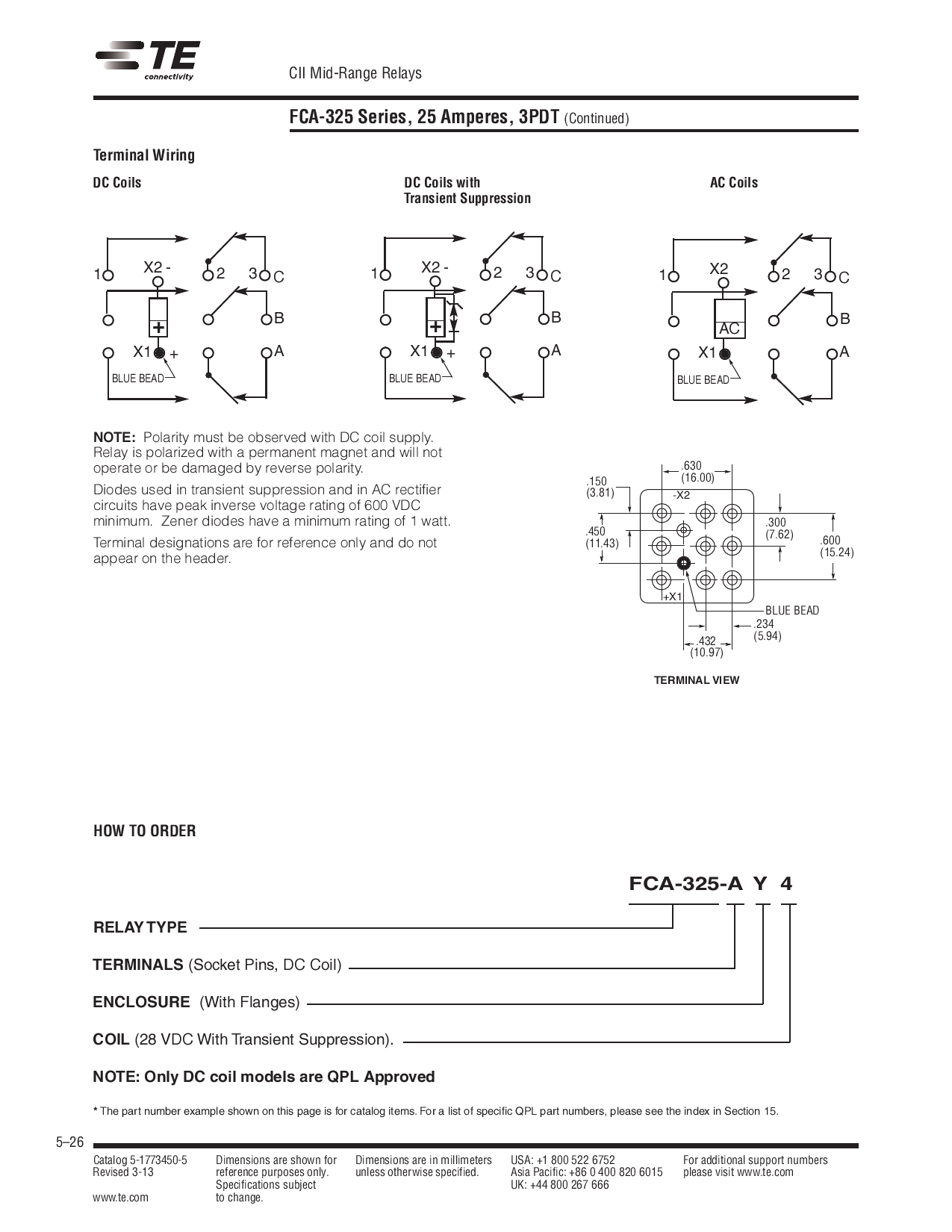 FCA-325-CV3_（TE Connectivity(美国泰科)）FCA-325-CV3中文资料_价格_PDF手册-立创电子商城