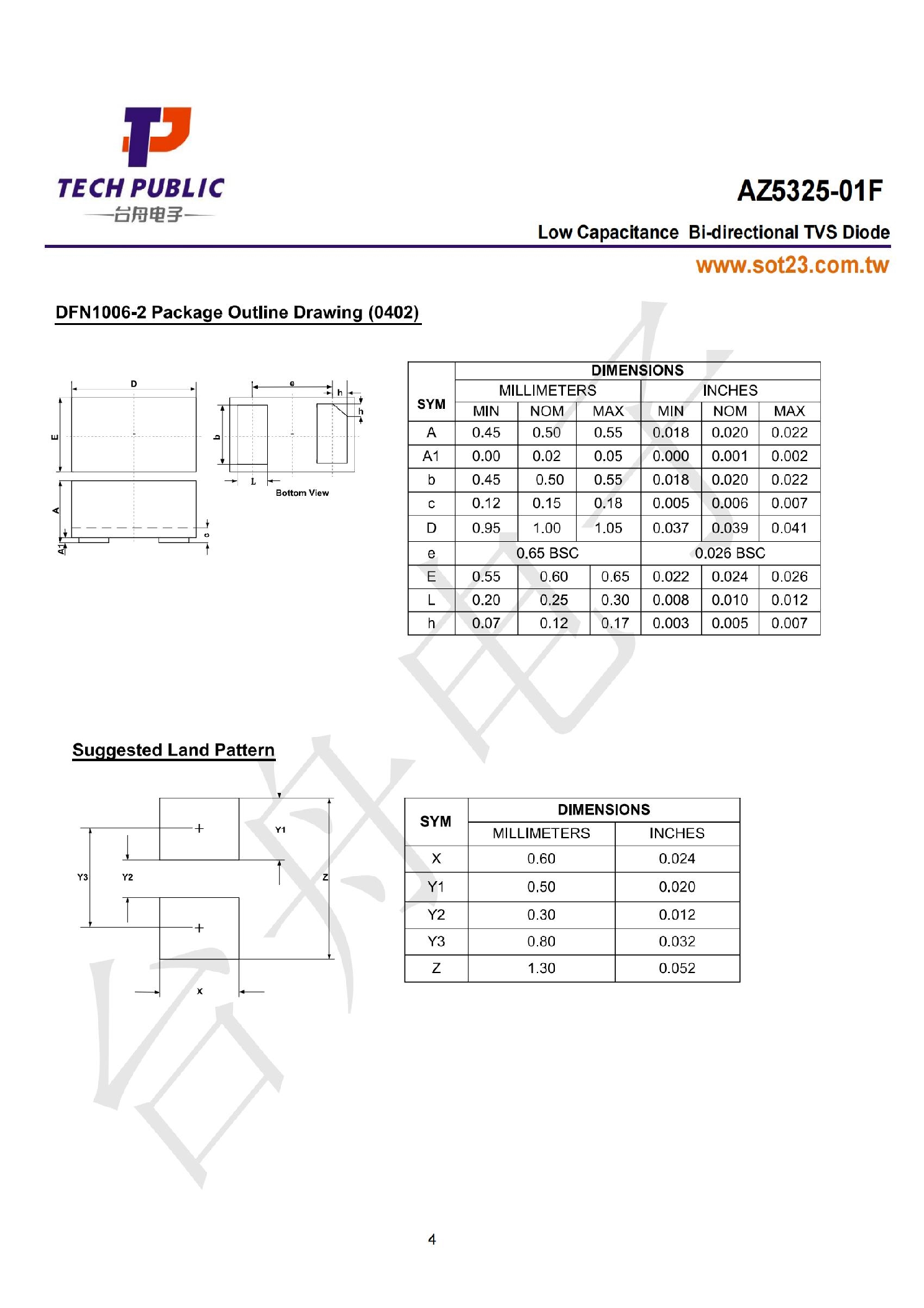AZ5325-01F_（TECH PUBLIC(台舟)）AZ5325-01F中文资料_价格_PDF手册-立创电子商城
