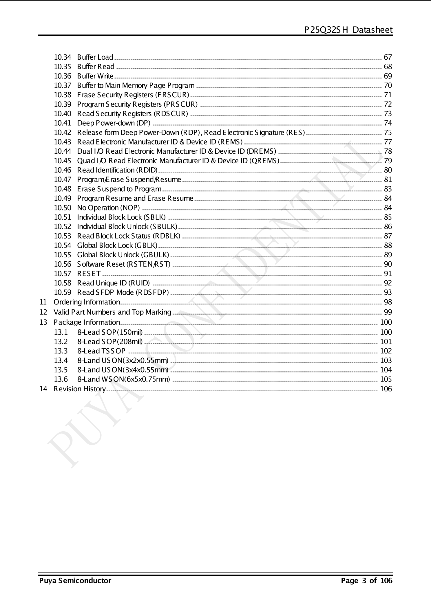 P25Q32SH-SUH-IT_（PUYA(普冉)）P25Q32SH-SUH-IT中文资料_价格_PDF手册-立创电子商城
