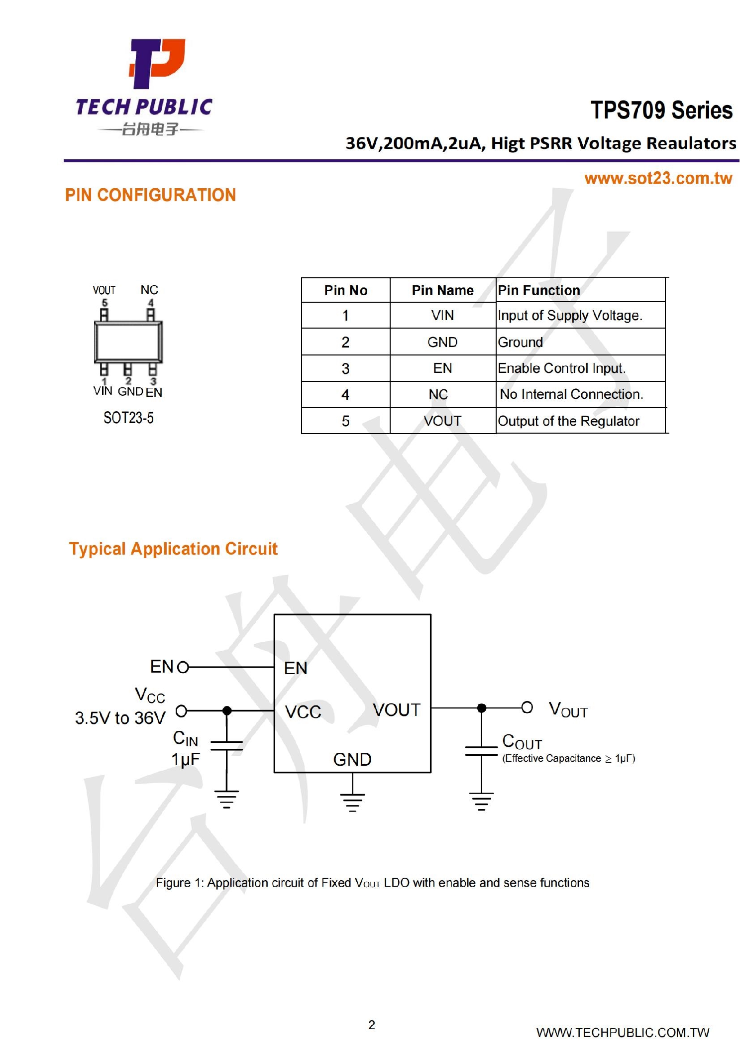TPS70950DBVR-TP_（TECH PUBLIC(台舟)）TPS70950DBVR-TP中文资料_价格_PDF手册-立创电子商城