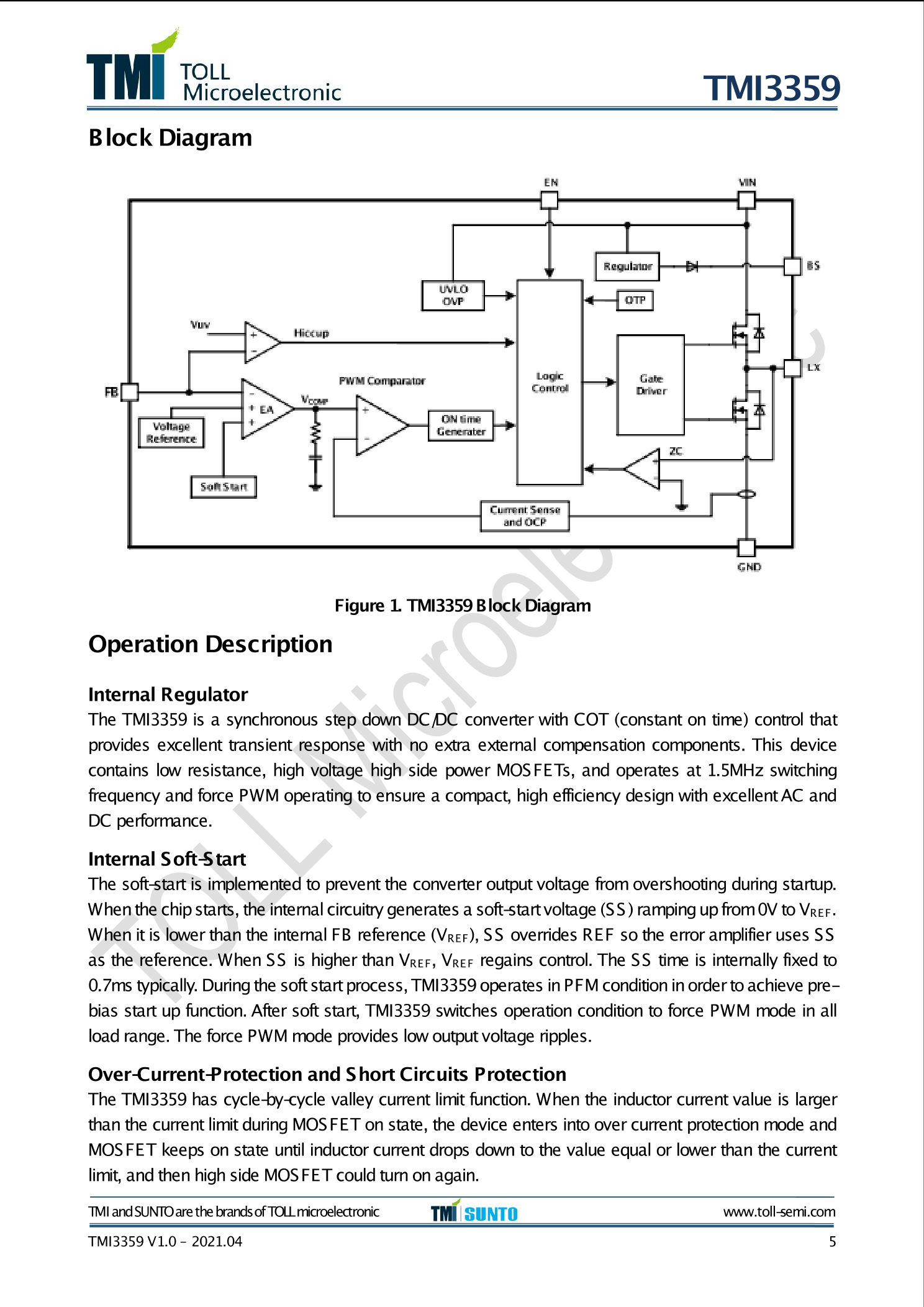 TMI3359_（TMI(拓尔微)）TMI3359中文资料_价格_PDF手册-立创电子商城