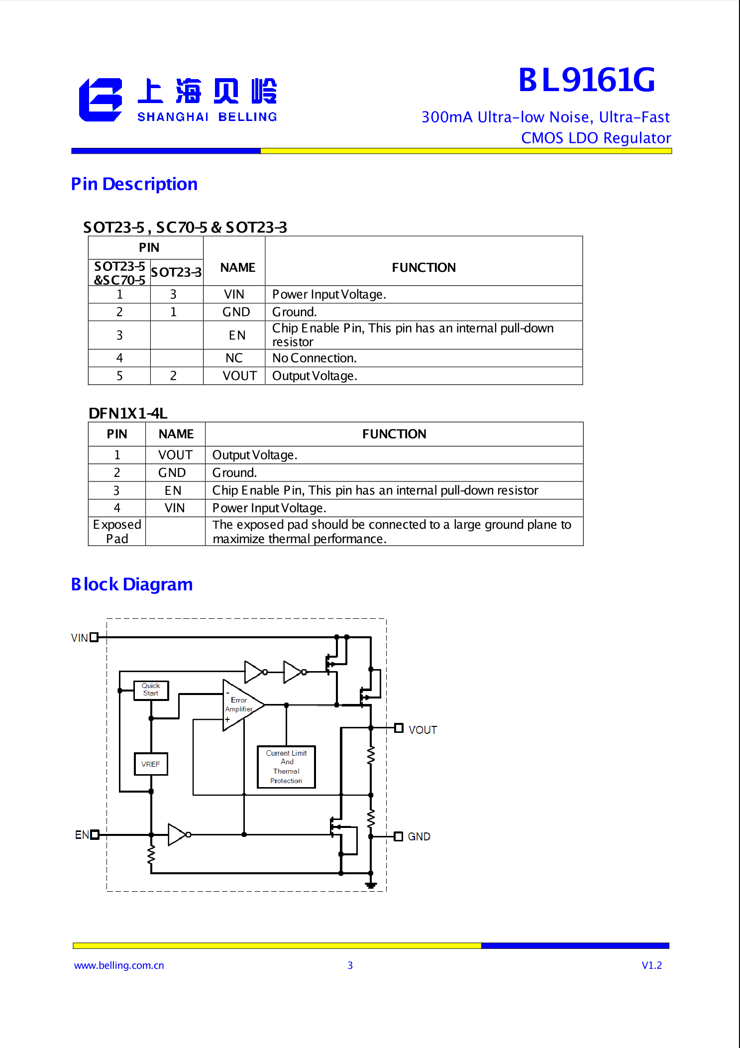 BL9161G-18BARN_（BL(上海贝岭)）BL9161G-18BARN中文资料_价格_PDF手册-立创电子商城