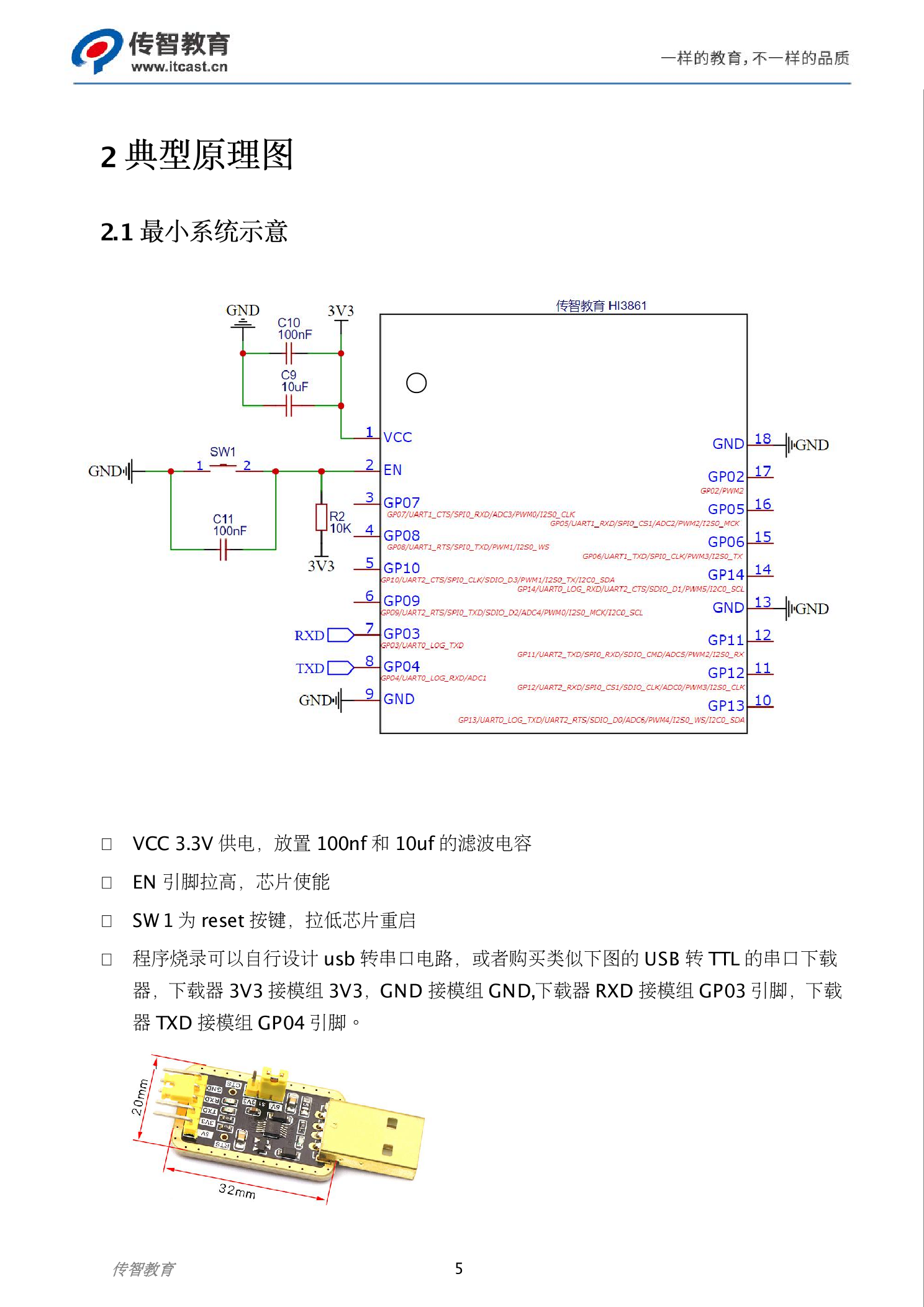 ITCAST-HI3861_（ITCAST(传智教育)）ITCAST-HI3861中文资料_价格_PDF手册-立创电子商城