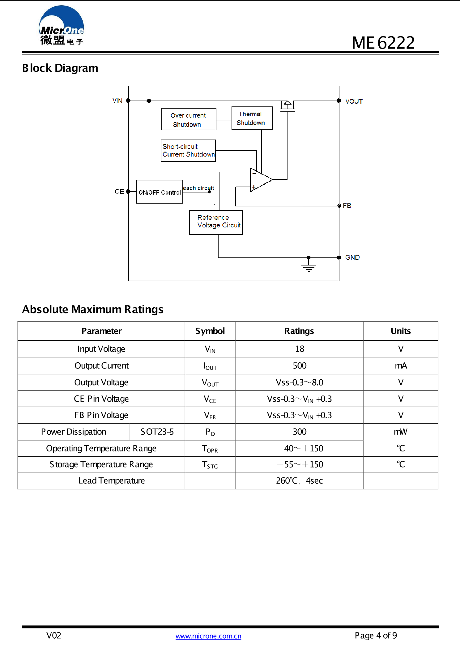 ME6222CM5G_（MICRONE(南京微盟)）ME6222CM5G中文资料_价格_PDF手册-立创电子商城