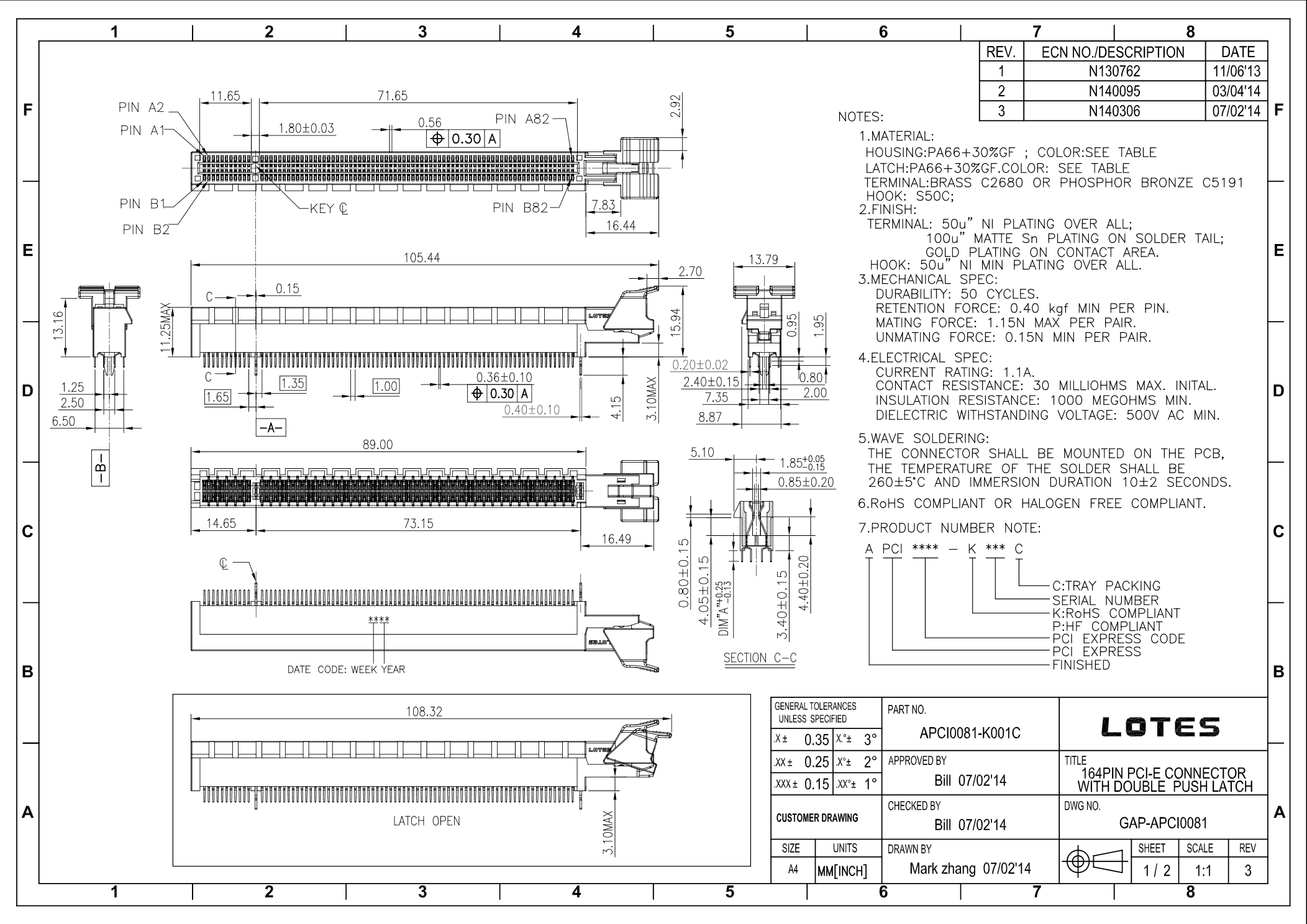 APCI0081-K001C_（LOTES(嘉澤端子)）APCI0081-K001C中文资料_价格_PDF手册-立创电子商城