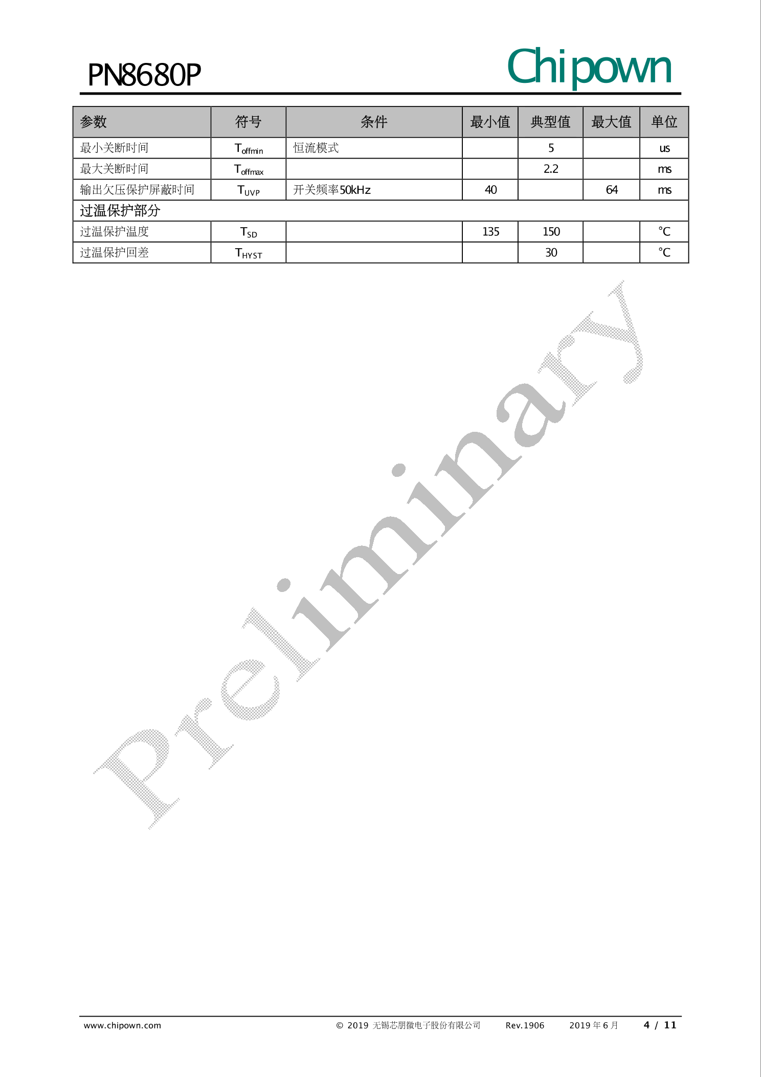 PN8680PSEC-R1_（chipown(芯朋微电子)）PN8680PSEC-R1中文资料_价格_PDF手册-立创电子商城