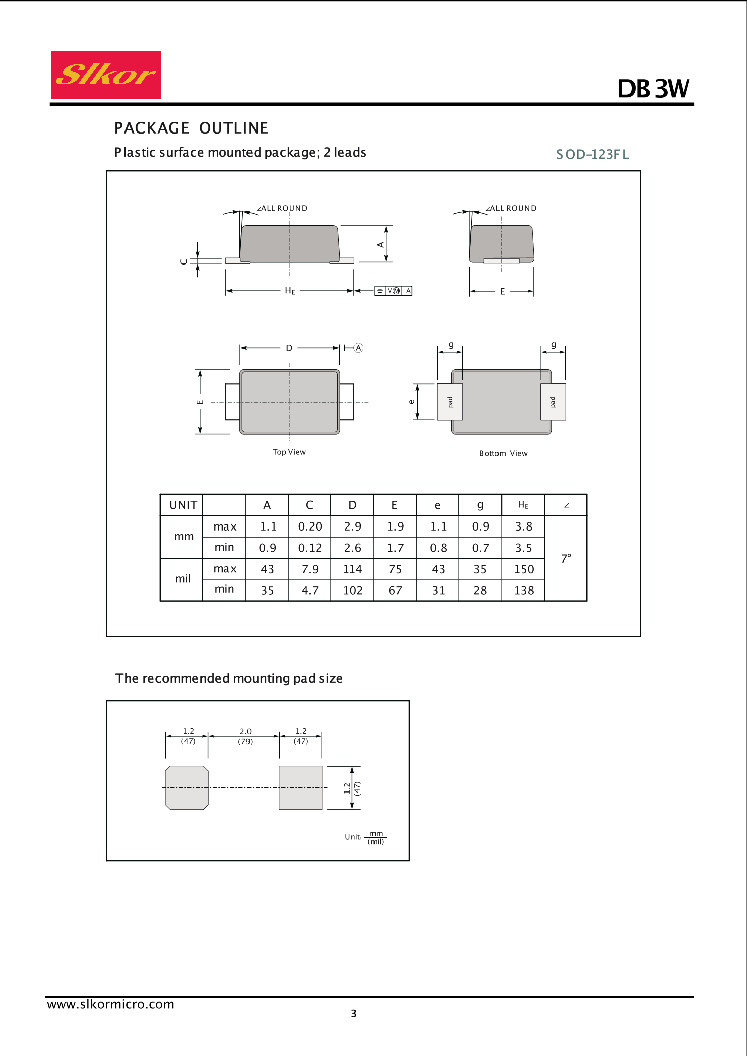 DB3W_（Slkor(萨科微)）DB3W中文资料_价格_PDF手册-立创电子商城