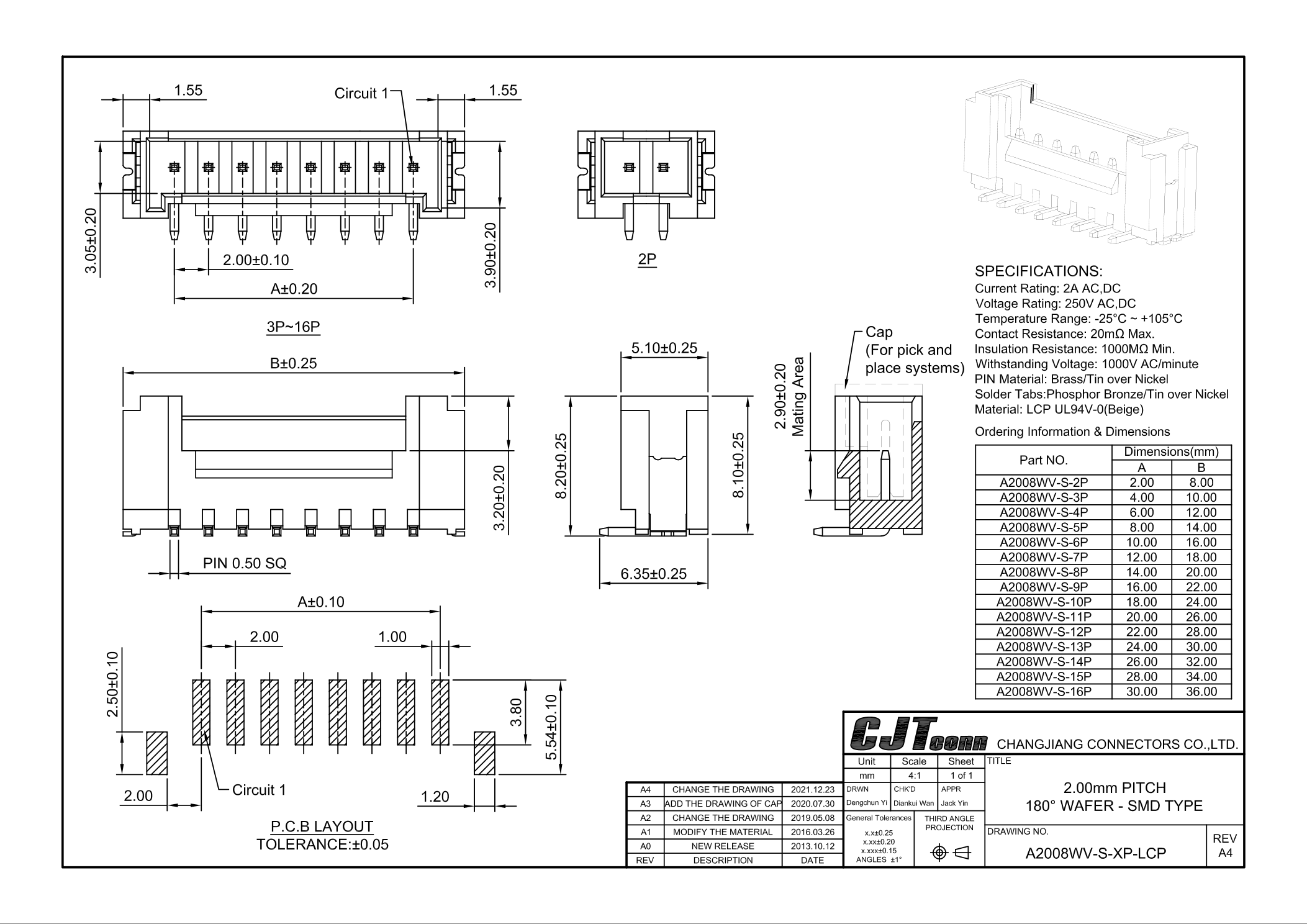 A2008WV-S-2P_（CJT(长江连接器)）A2008WV-S-2P中文资料_价格_PDF手册-立创电子商城