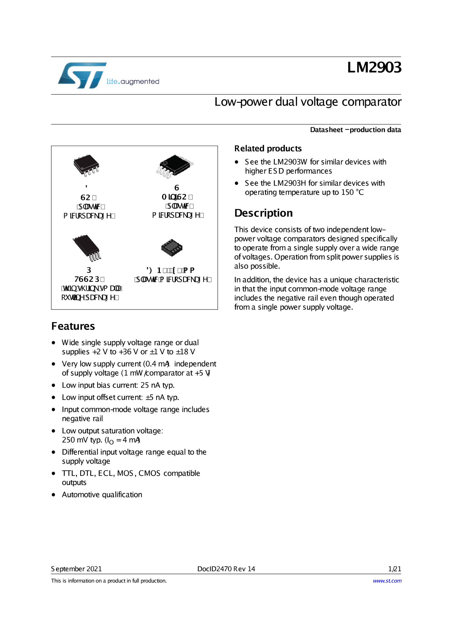 LM2903D_（ST(意法半导体)）LM2903D中文资料_价格_PDF手册-立创电子商城