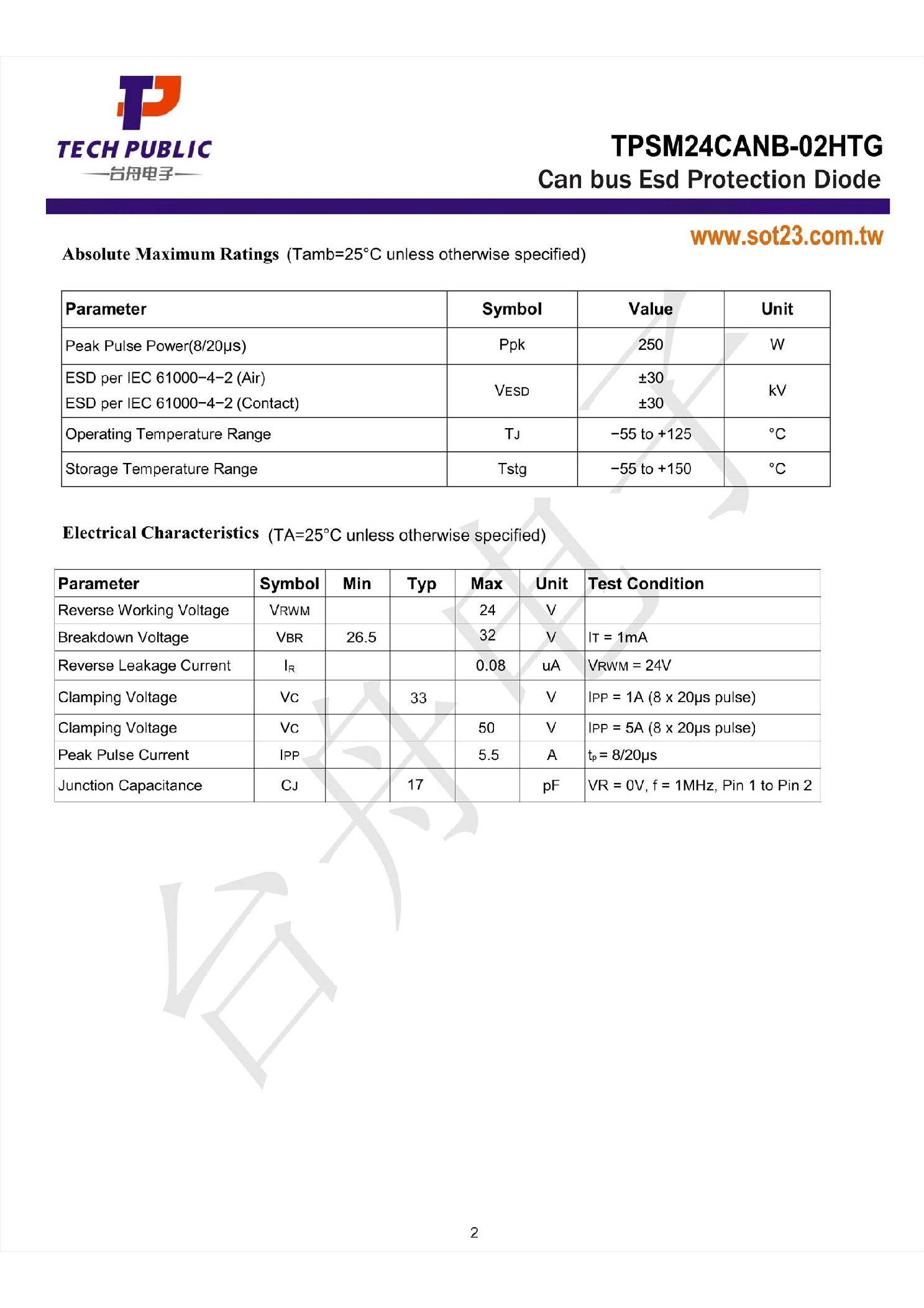 SM24CANB-02HTG_（TECH PUBLIC(台舟)）SM24CANB-02HTG中文资料_价格_PDF手册-立创电子商城