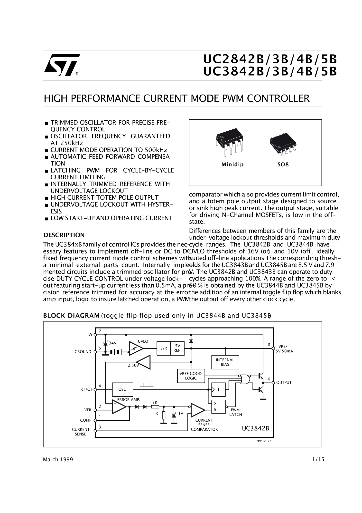 UC2844BN_（ST(意法半导体)）UC2844BN中文资料_价格_PDF手册-立创电子商城