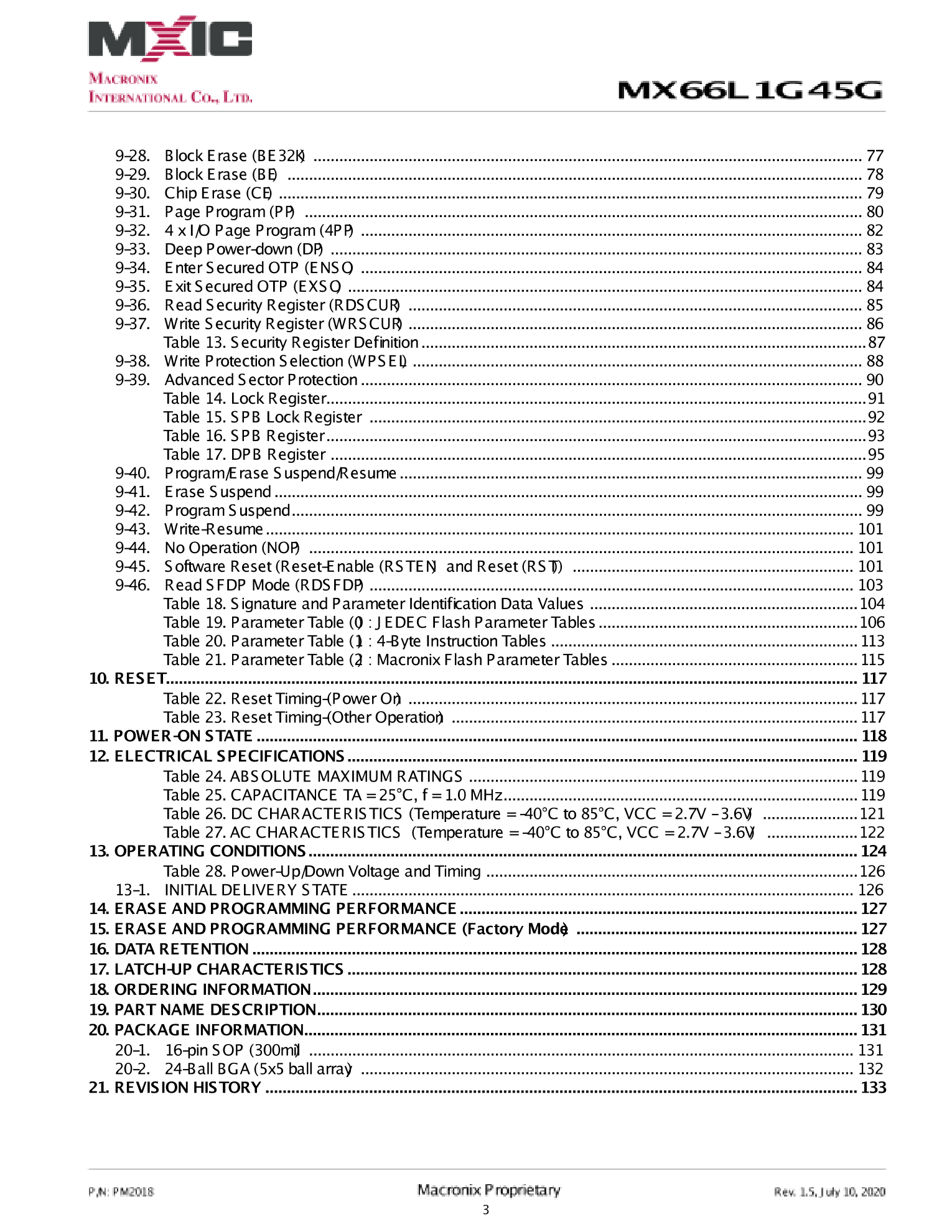 MX66L1G45GMI-10G_（MXIC(旺宏电子)）MX66L1G45GMI-10G中文资料_价格_PDF手册-立创电子商城