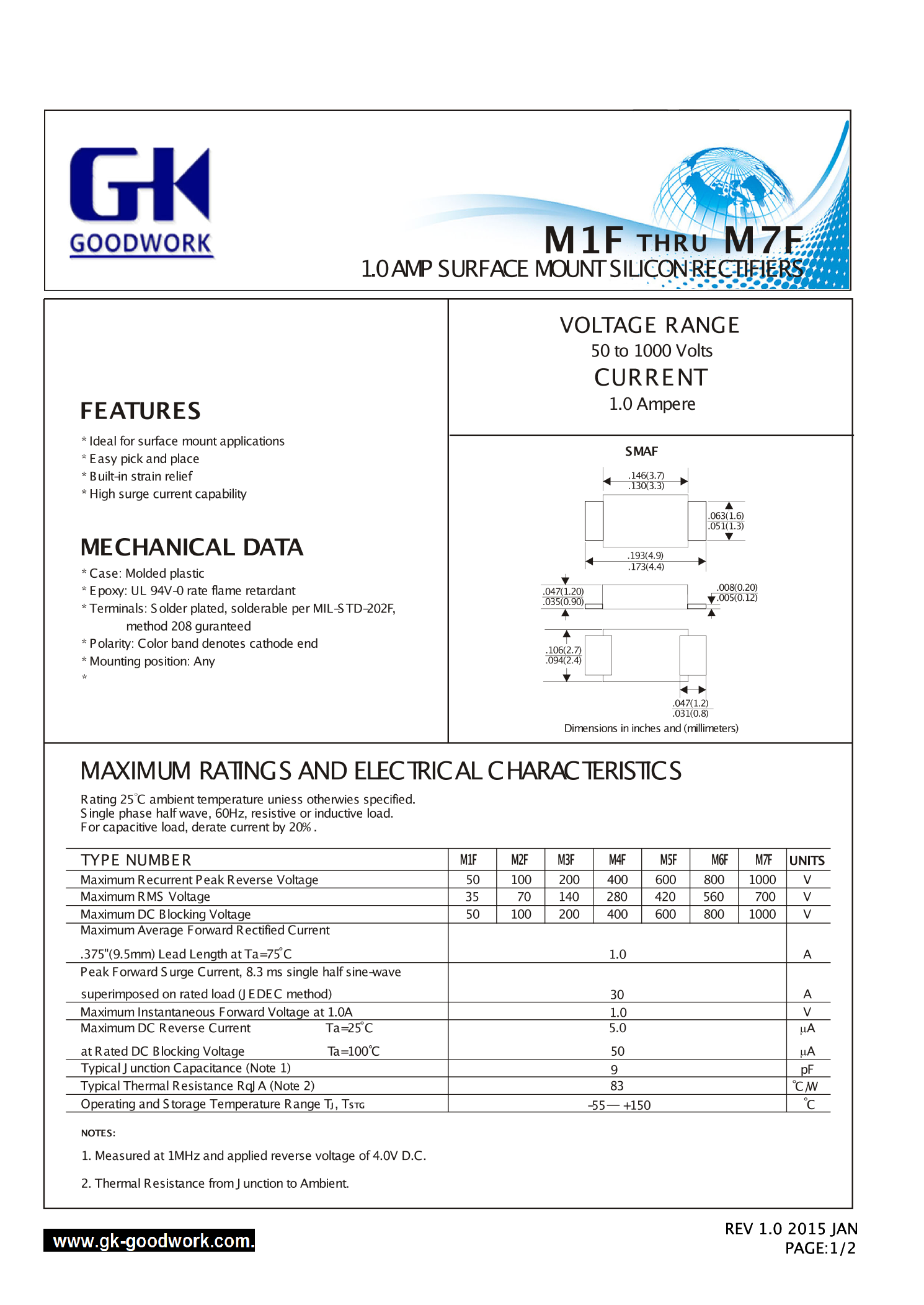 M7F_（GOODWORK(固得沃克)）M7F中文资料_价格_PDF手册-立创电子商城